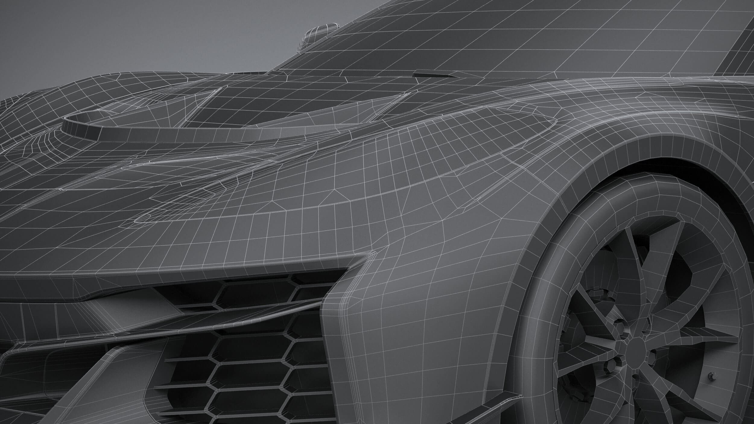 Corvette ZR1 2025 Low-Poly 3D Model by SQUIR