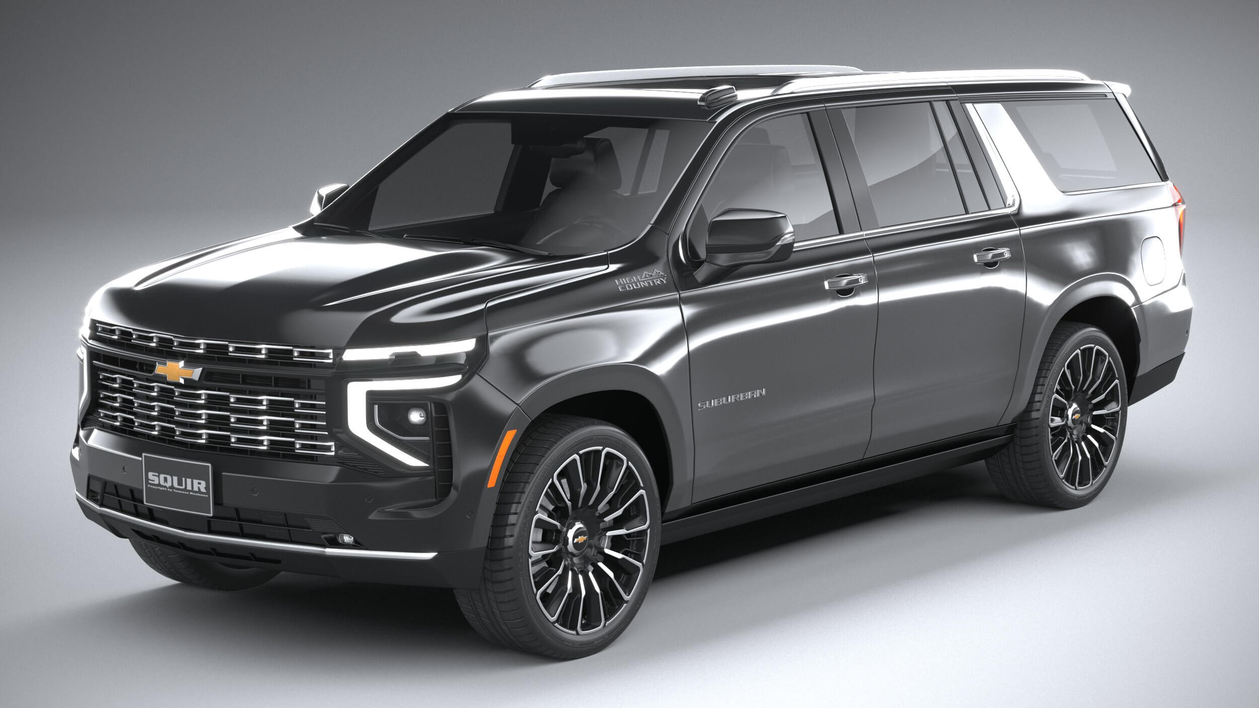 Chevrolet High Country Suburban 2025 - 3D Model by SQUIR