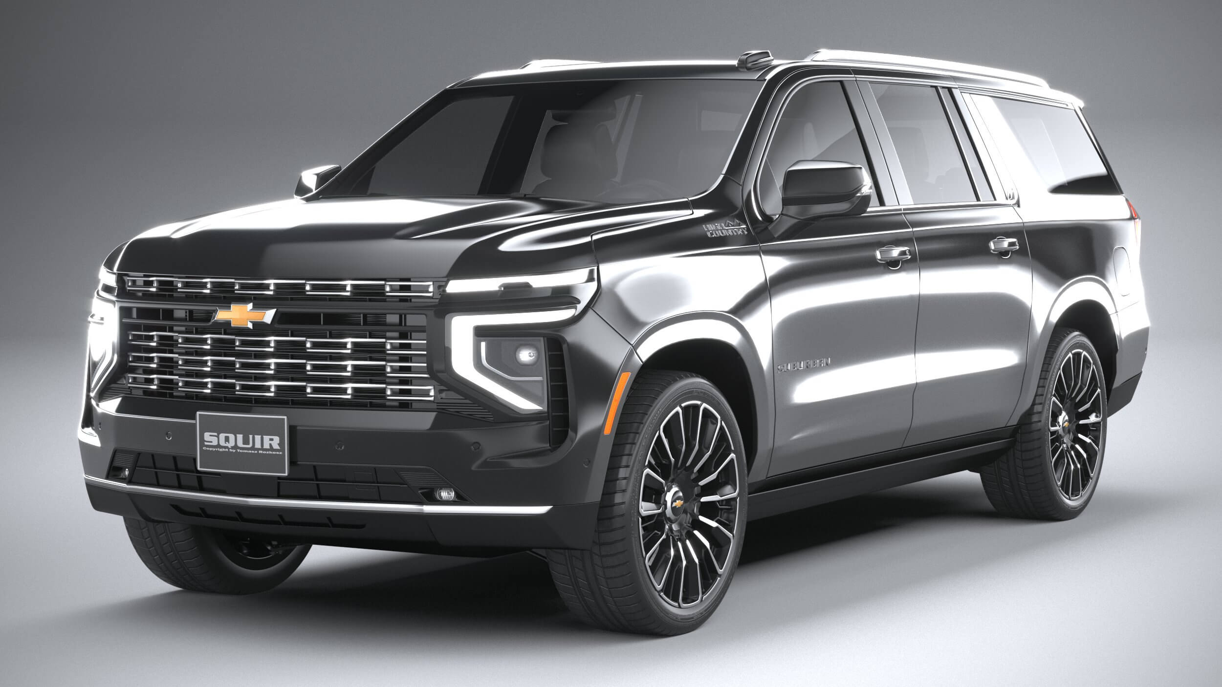 Chevrolet High Country Suburban 2025 - 3D Model by SQUIR