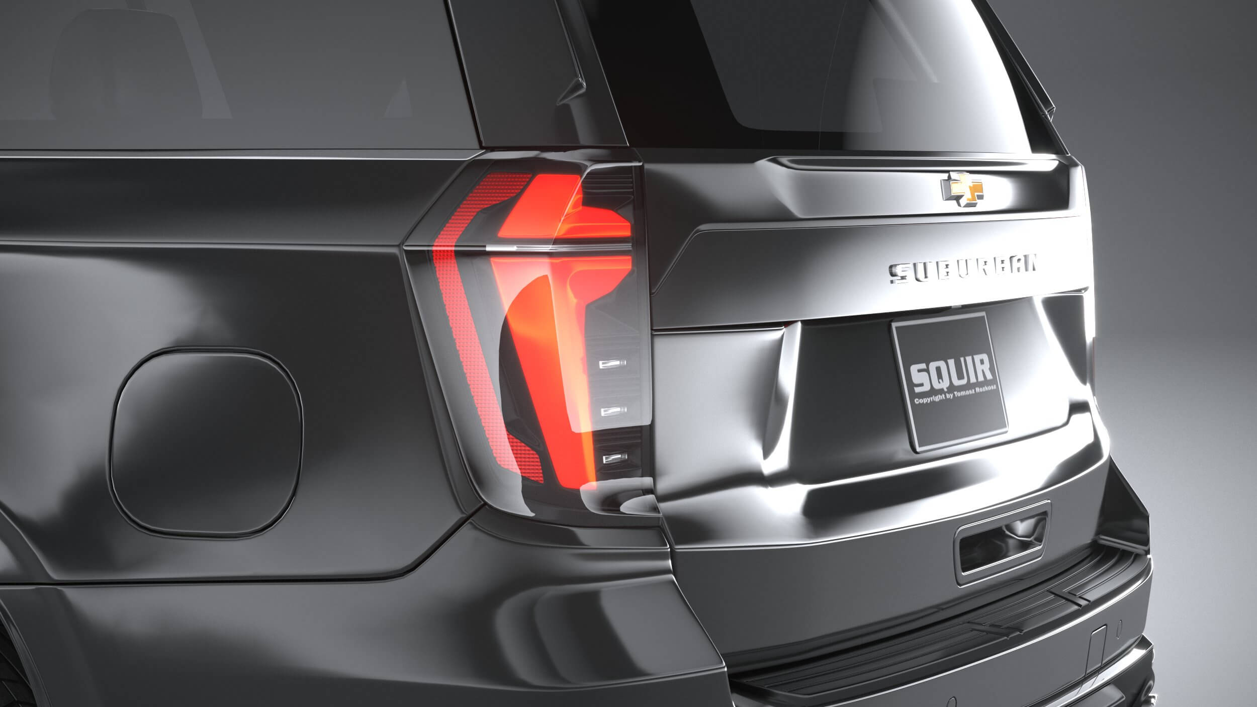 Chevrolet High Country Suburban 2025 - 3D Model by SQUIR