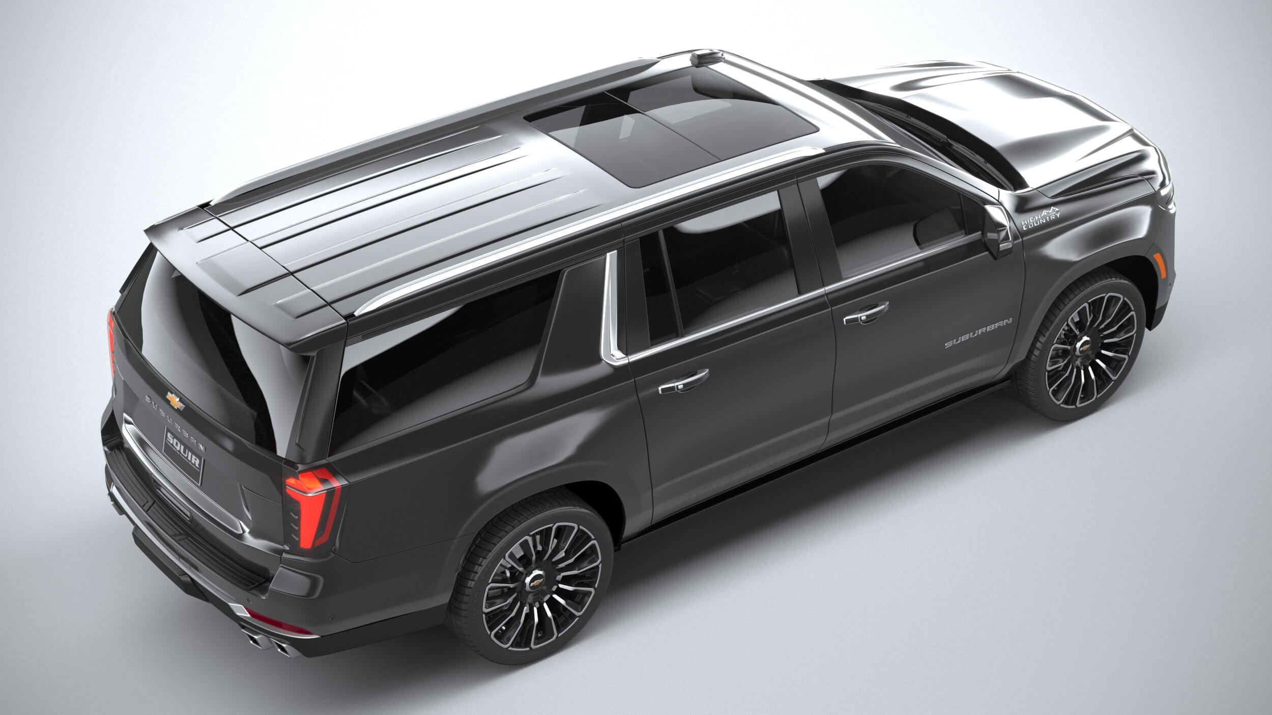 Chevrolet High Country Suburban 2025 - 3D Model by SQUIR
