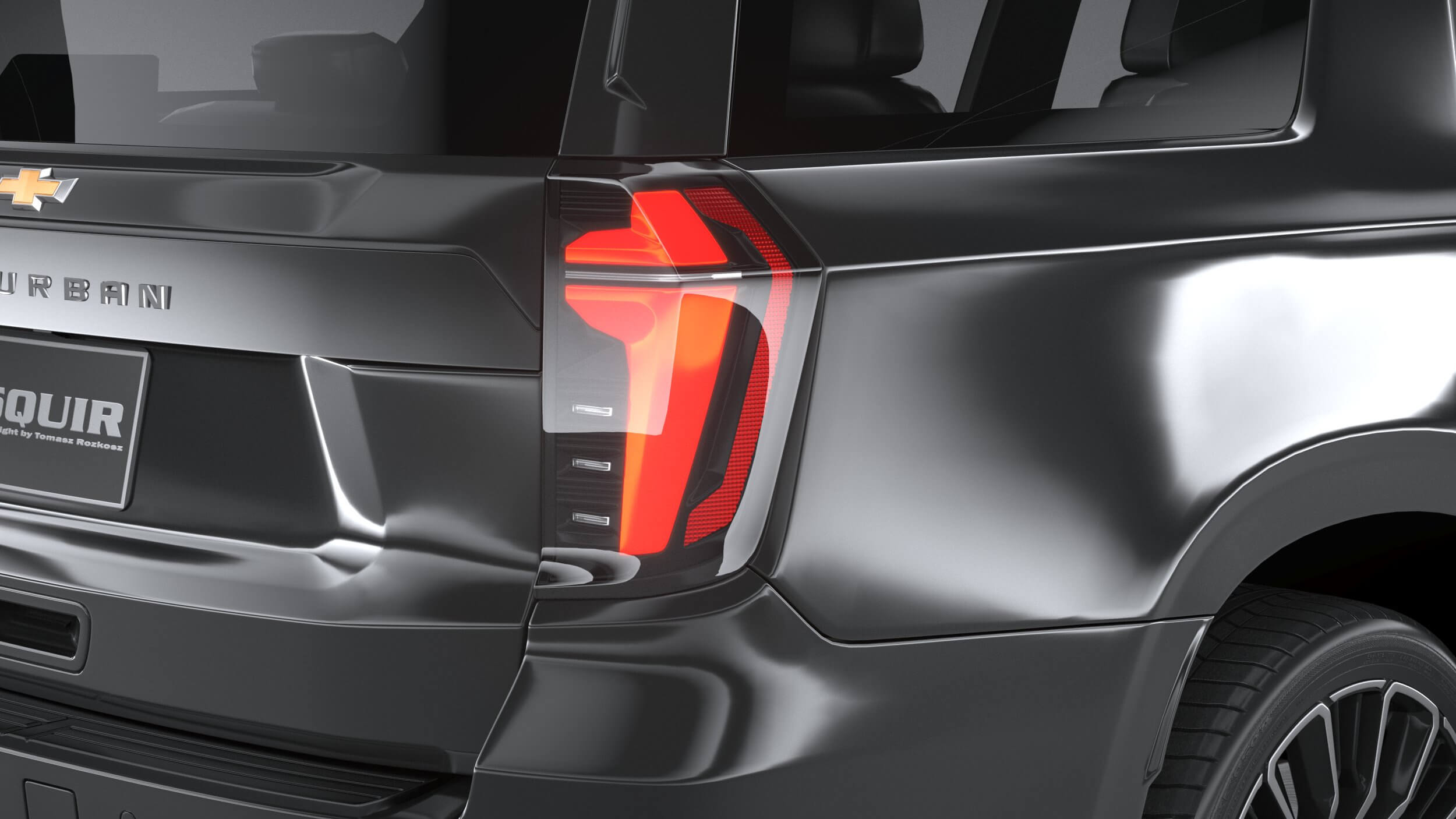 Chevrolet High Country Suburban 2025 - 3D Model by SQUIR