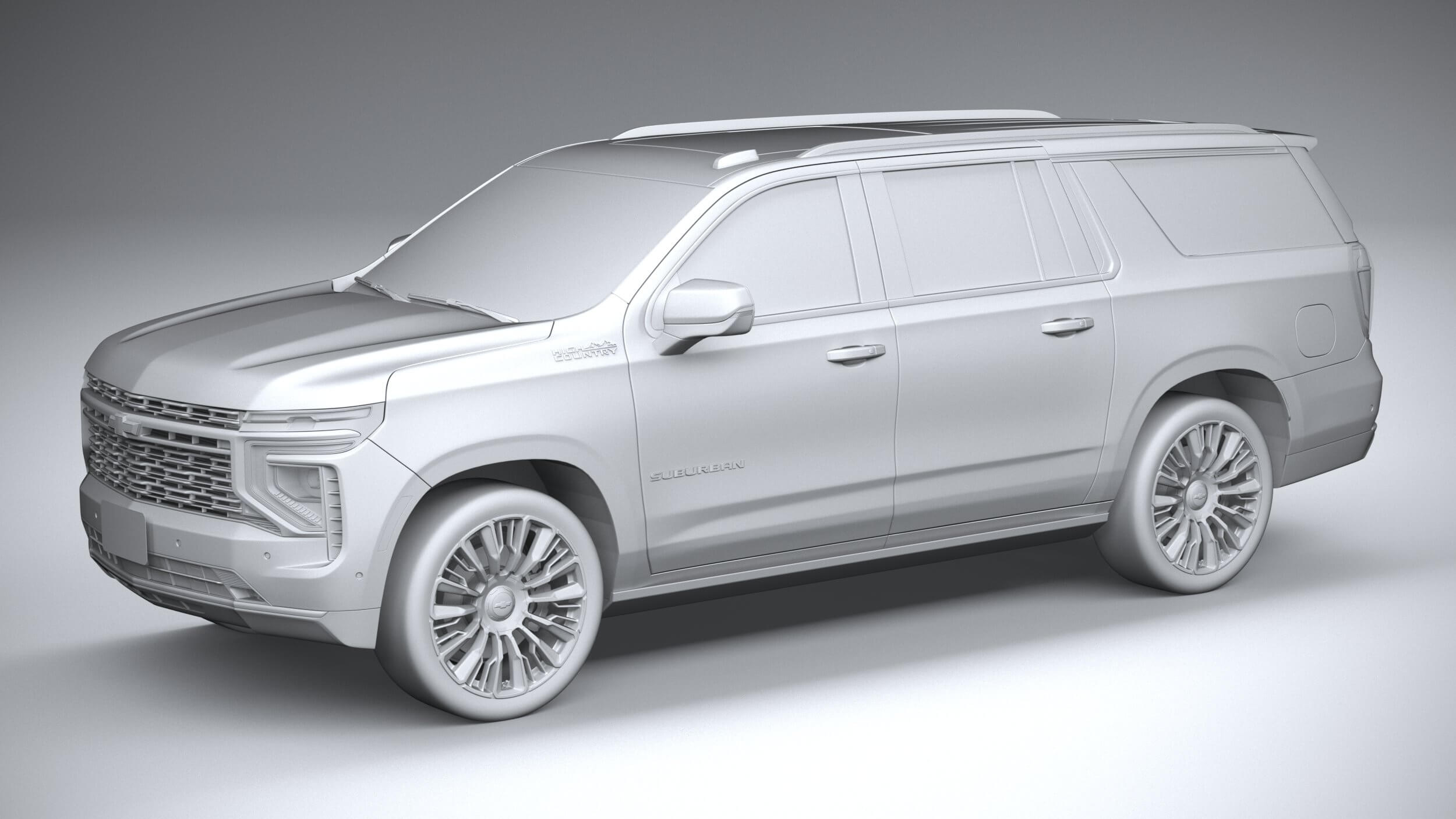 Chevrolet High Country Suburban 2025 - 3D Model by SQUIR
