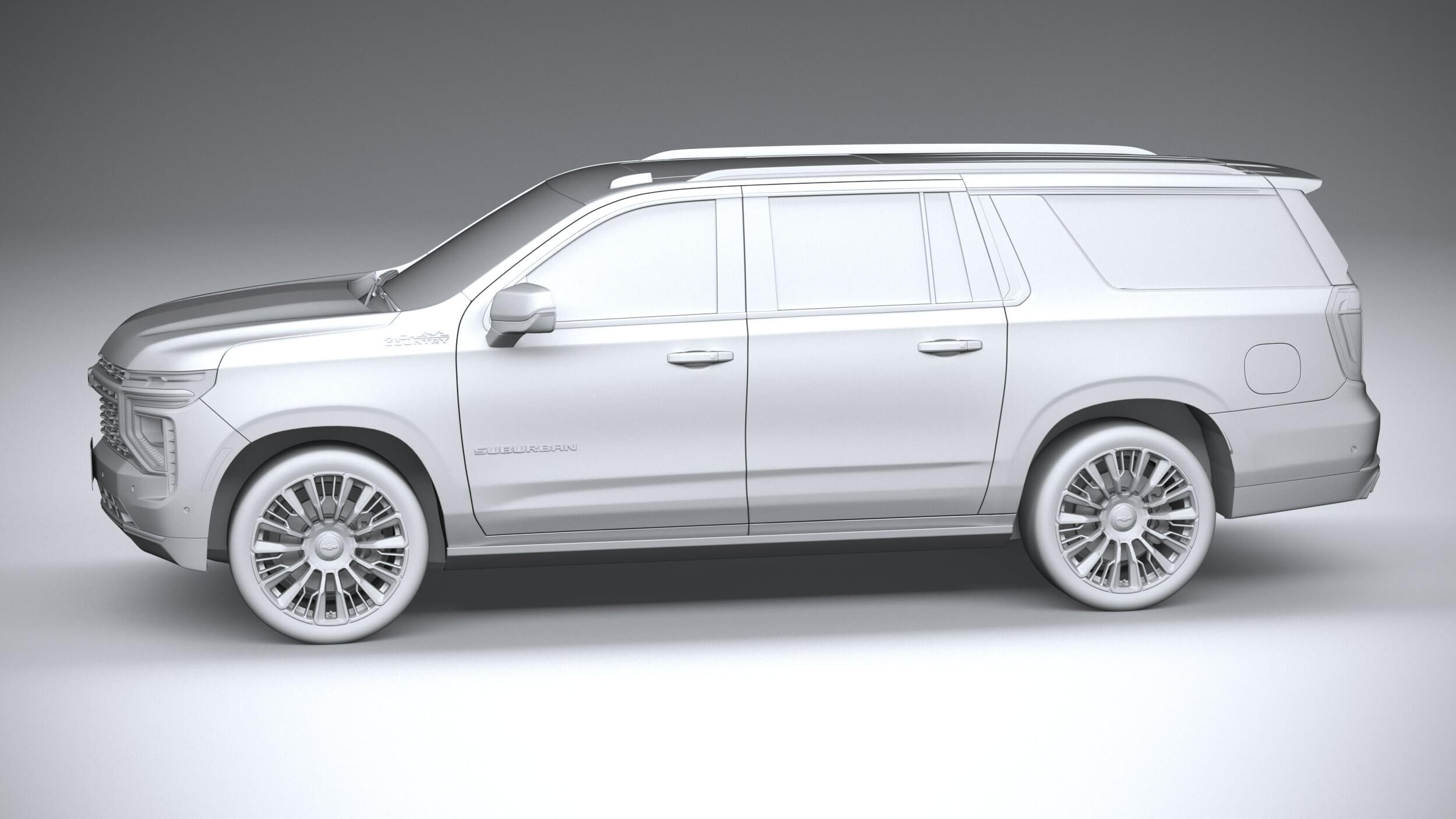 Chevrolet High Country Suburban 2025 - 3D Model by SQUIR
