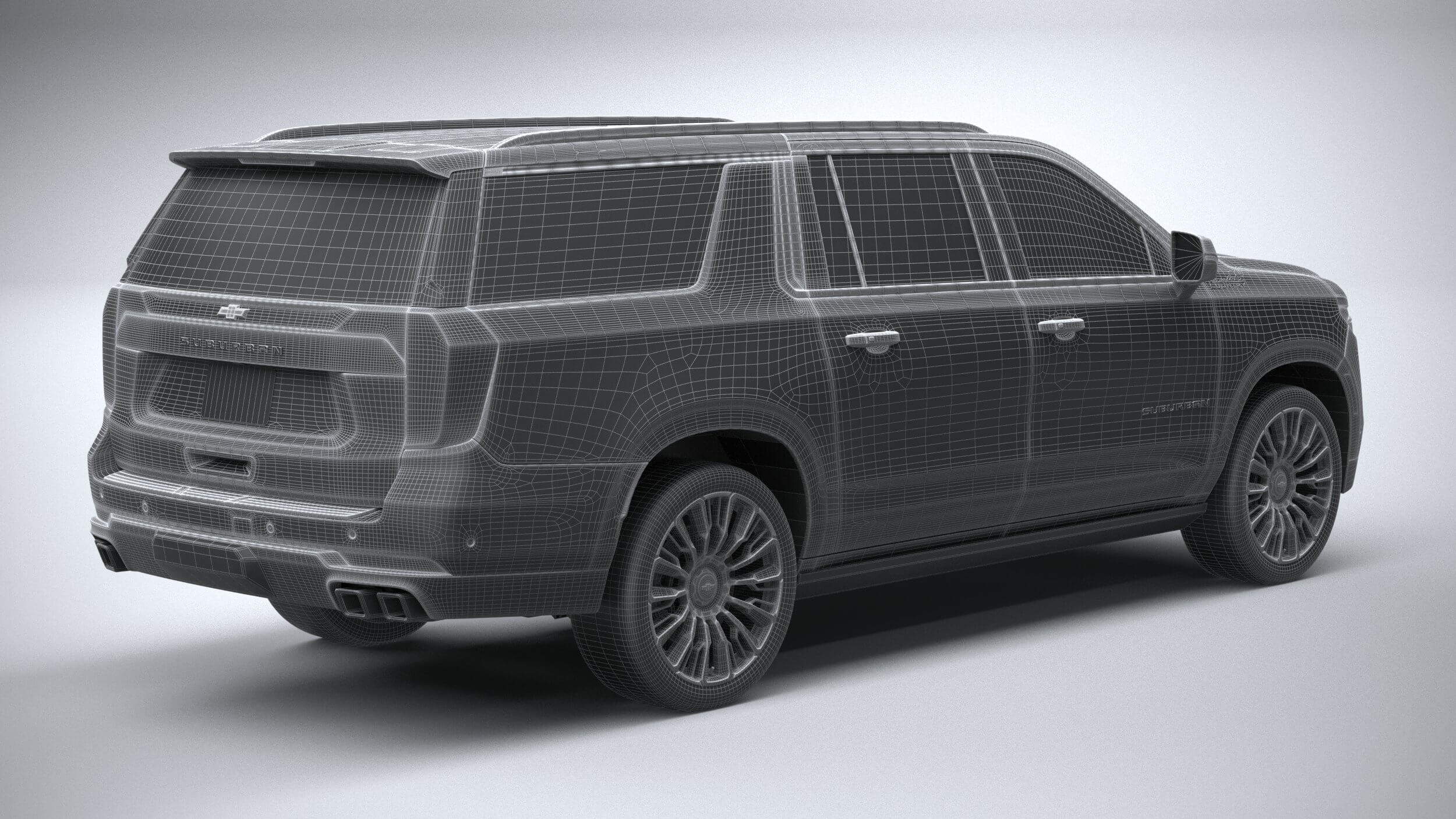 Chevrolet High Country Suburban 2025 - 3D Model by SQUIR