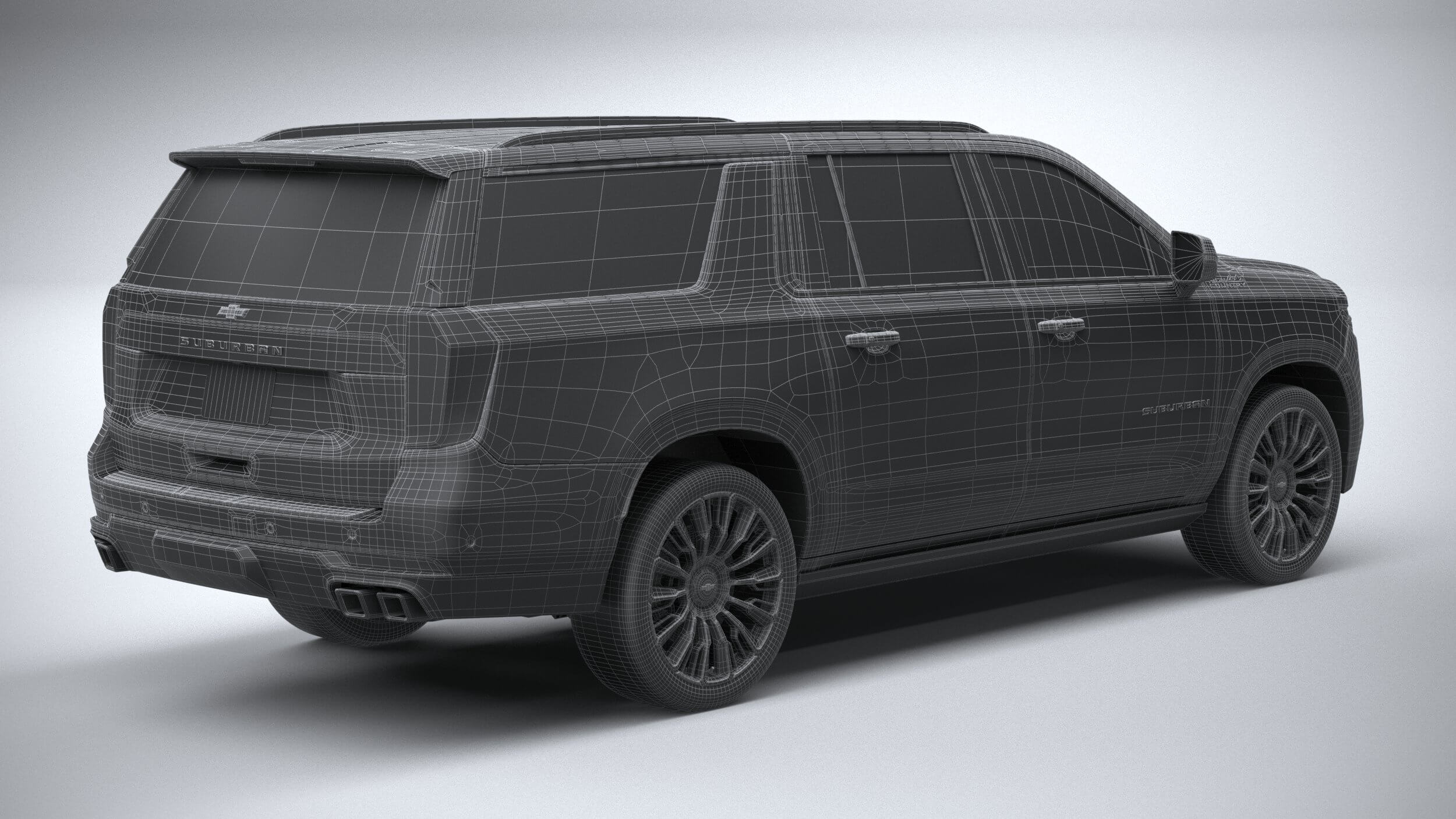 Chevrolet High Country Suburban 2025 - 3D Model by SQUIR