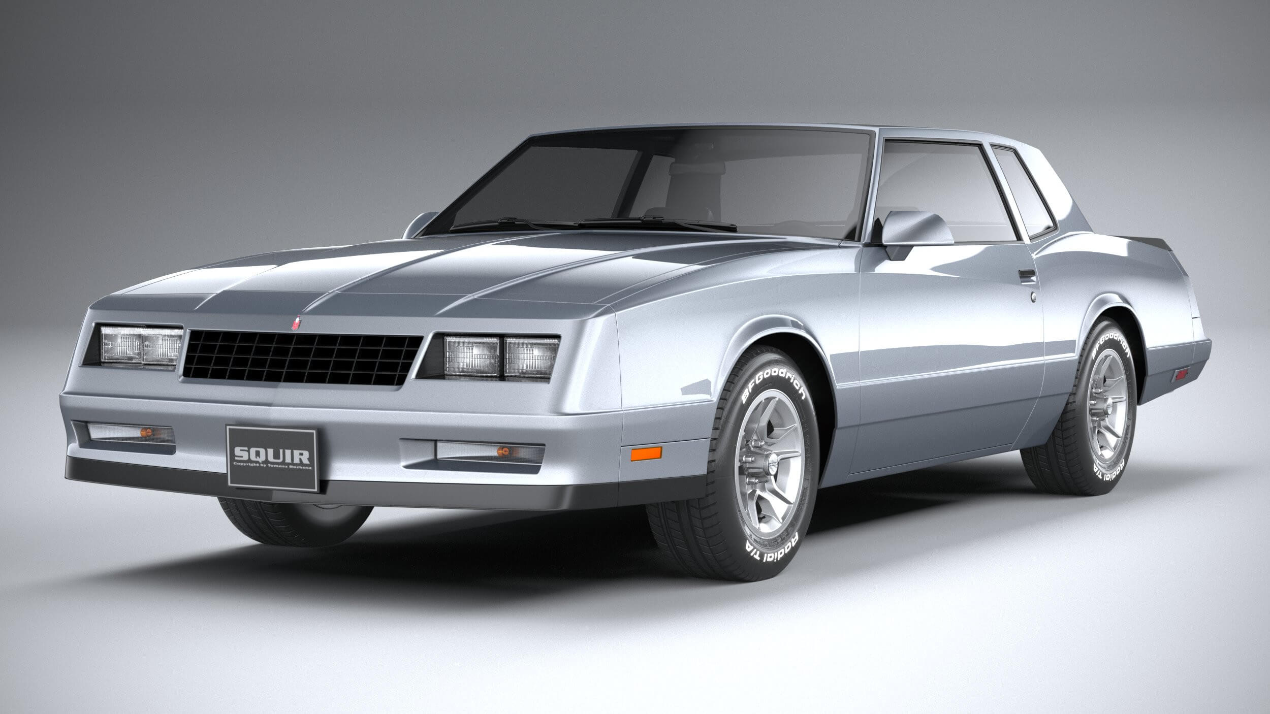 Chevrolet Monte Carlo 1986 - 3D Model by SQUIR