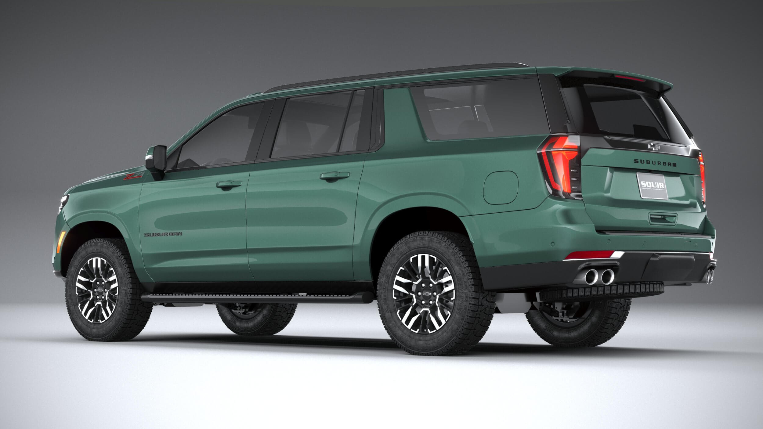 Chevrolet Z71 Suburban 2025 - 3D Model by SQUIR