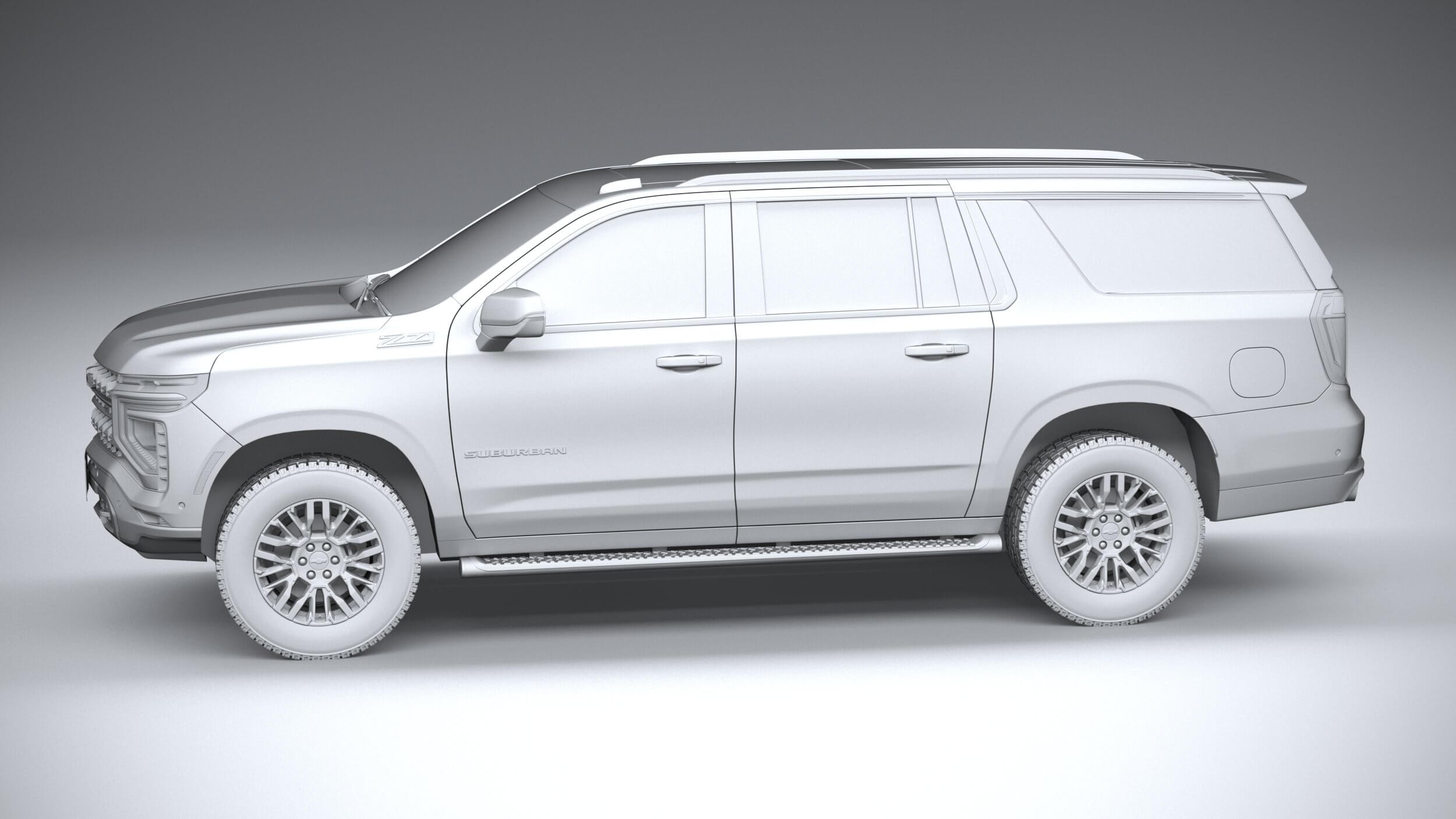 Chevrolet Z71 Suburban 2025 - 3D Model by SQUIR