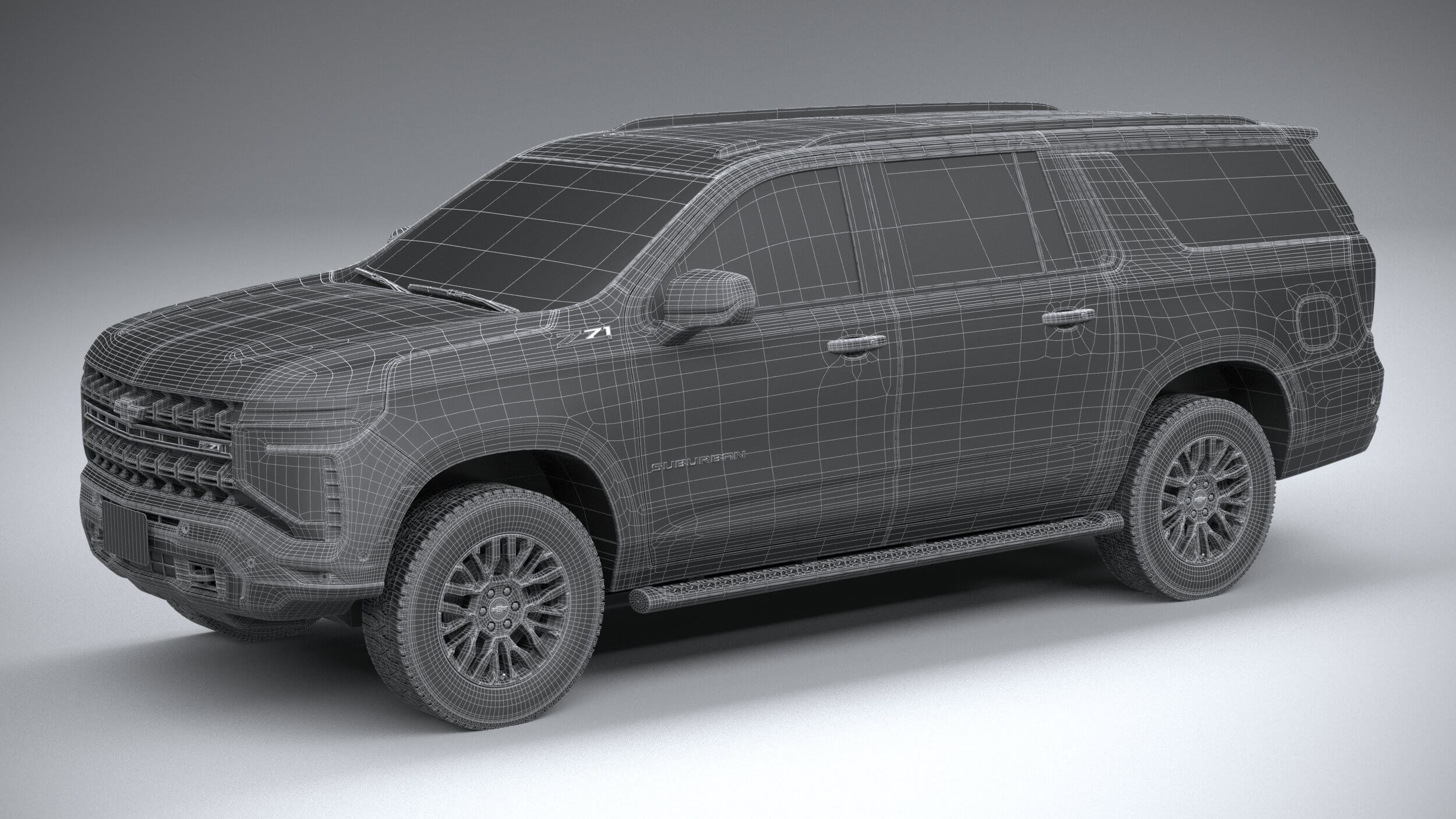 Chevrolet Z71 Suburban 2025 - 3D Model by SQUIR