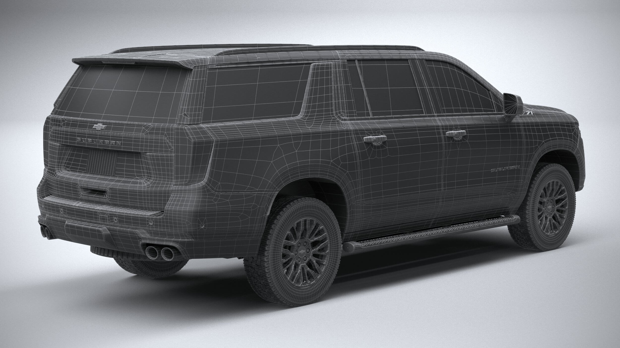 Chevrolet Z71 Suburban 2025 - 3D Model by SQUIR