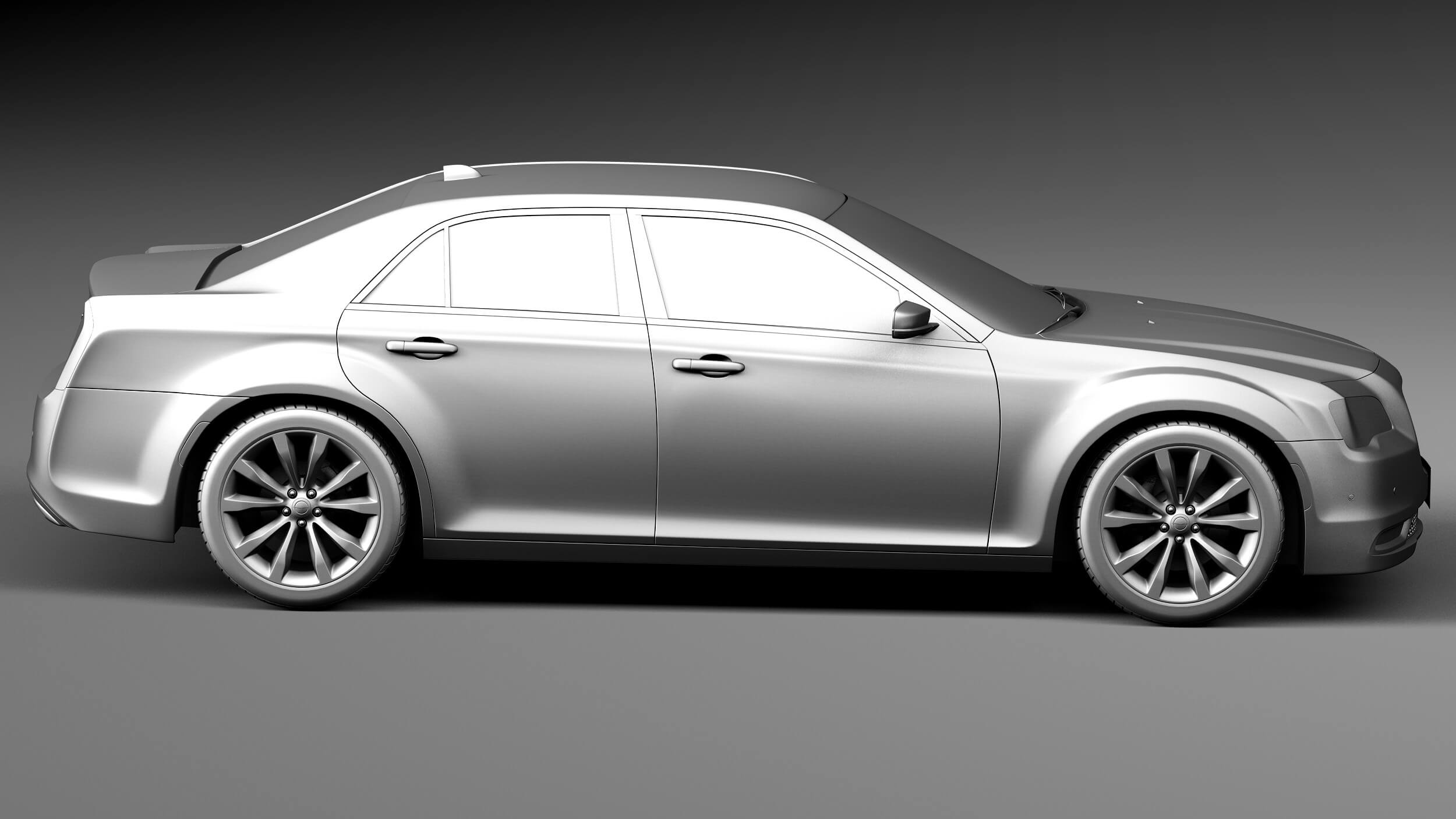 Chrysler 300 2015 - 3D Model by SQUIR