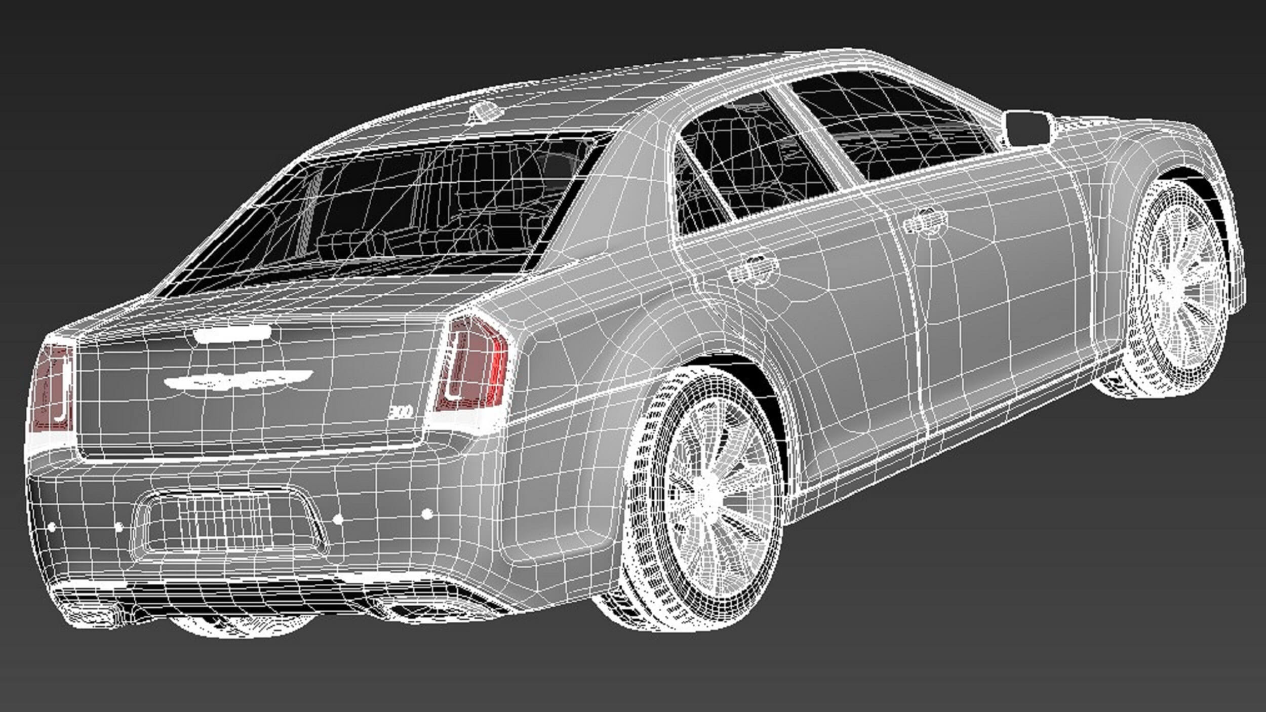 Chrysler 300 2015 - 3D Model by SQUIR