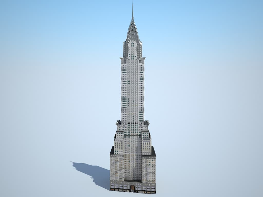 Chrysler Building - 3D Model by SQUIR