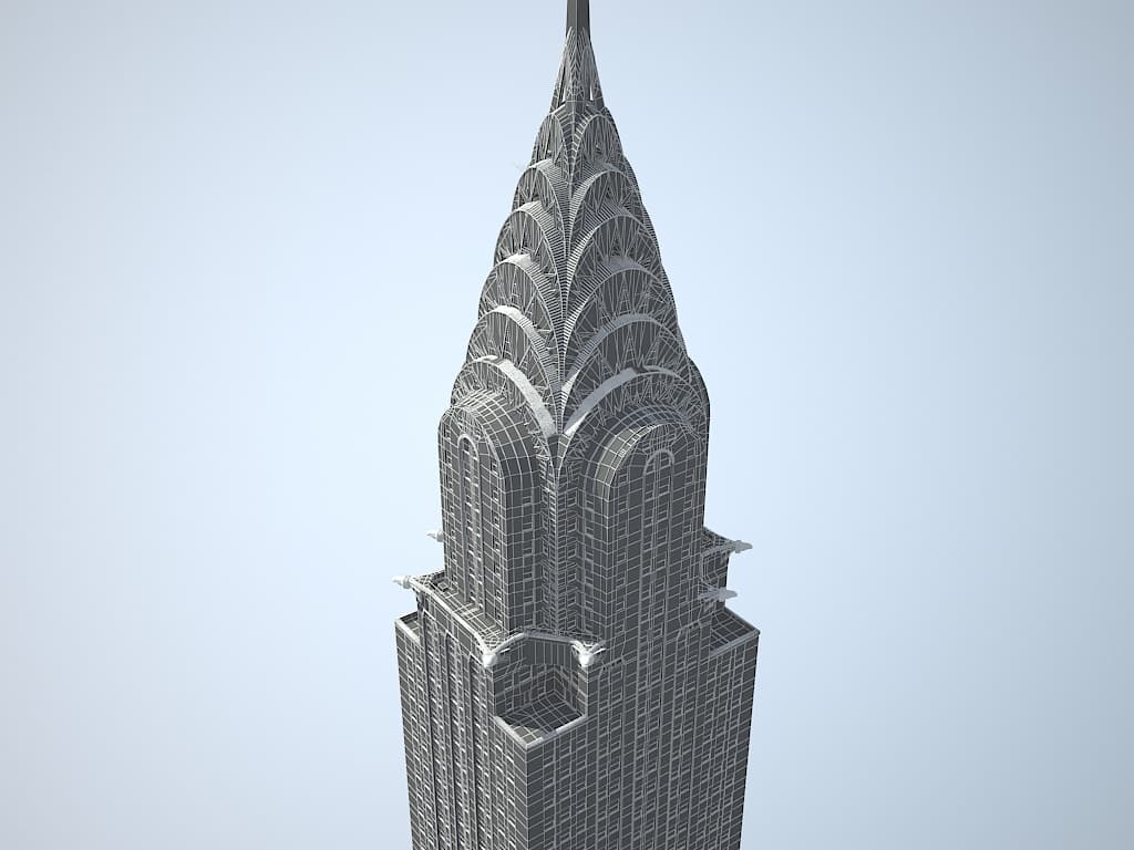 Chrysler Building - 3D Model by SQUIR