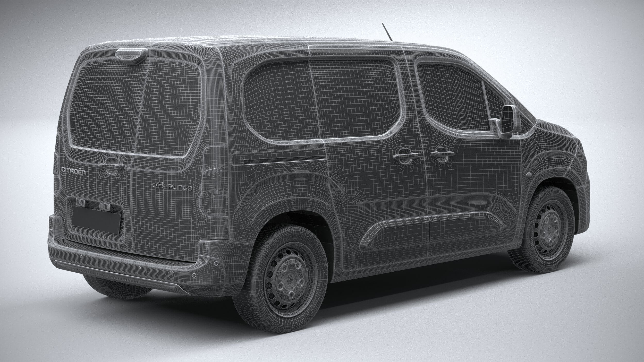 Citroen Berlingo 2024 - 3D Model by SQUIR