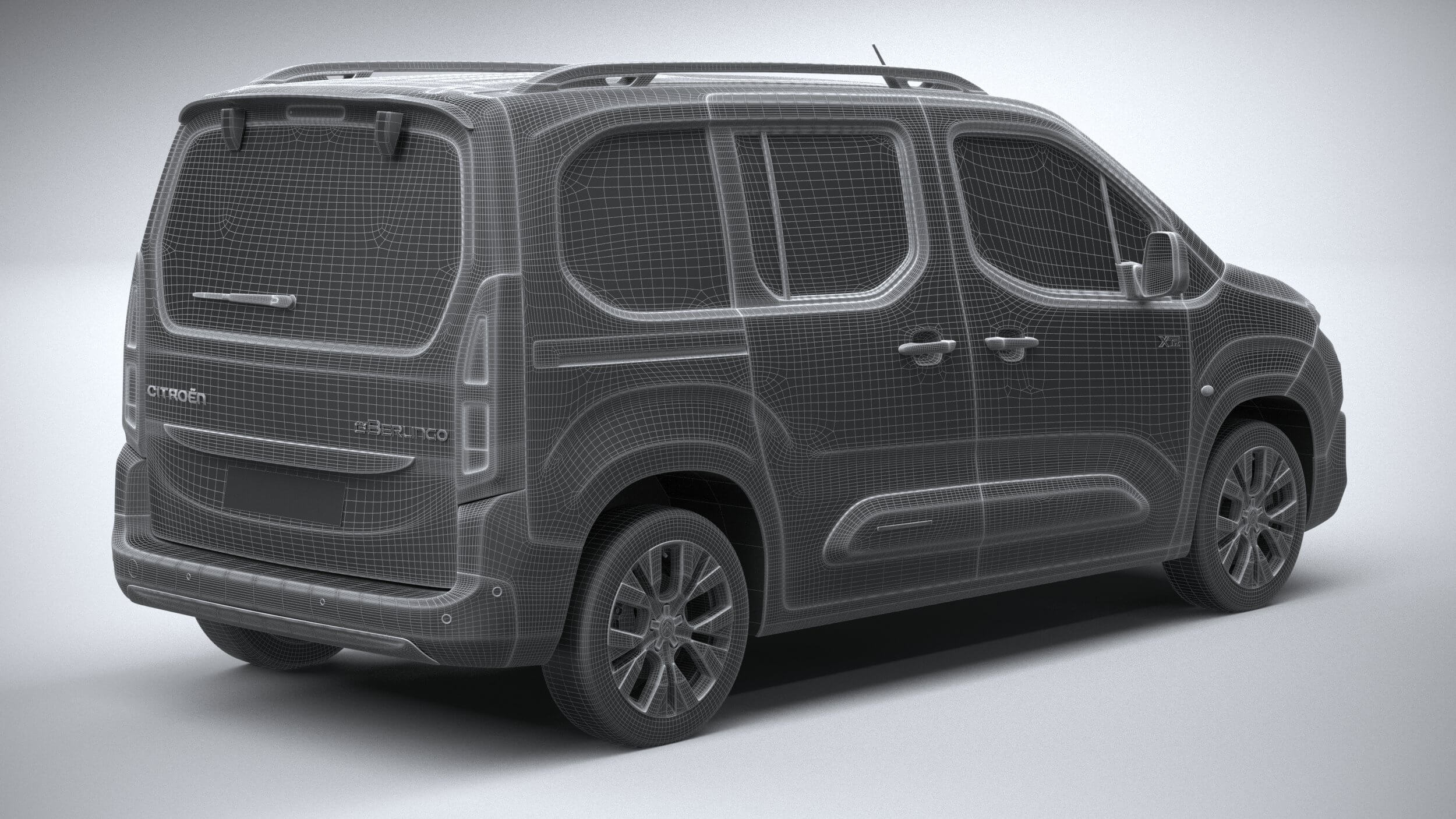 Citroen Berlingo Passenger 2024 - 3D Model by SQUIR
