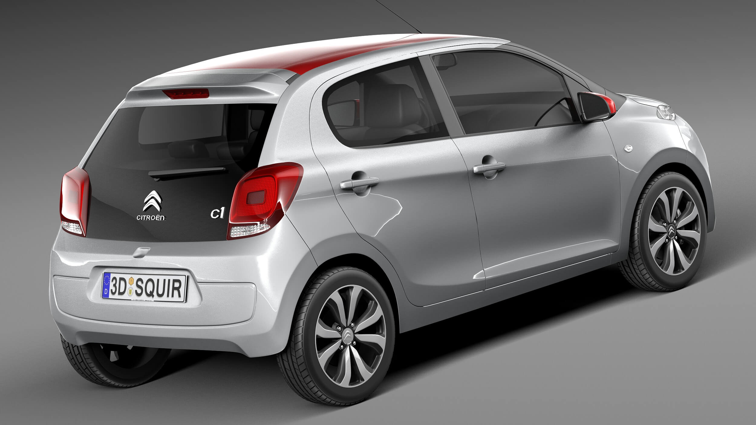 Citroen C1 2015 - 3D Model by SQUIR