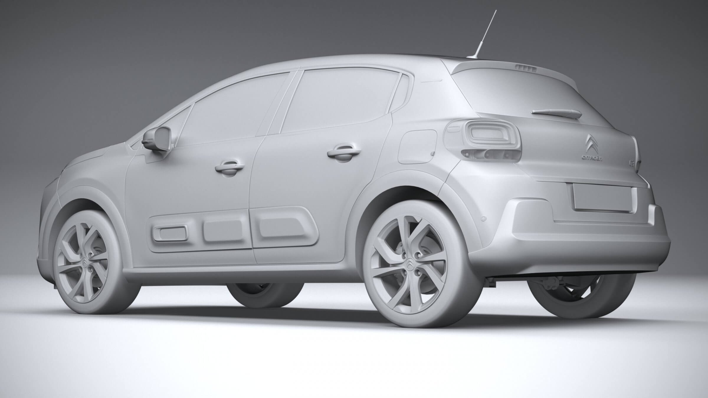 Citroen C3 2020 - 3D Model by SQUIR