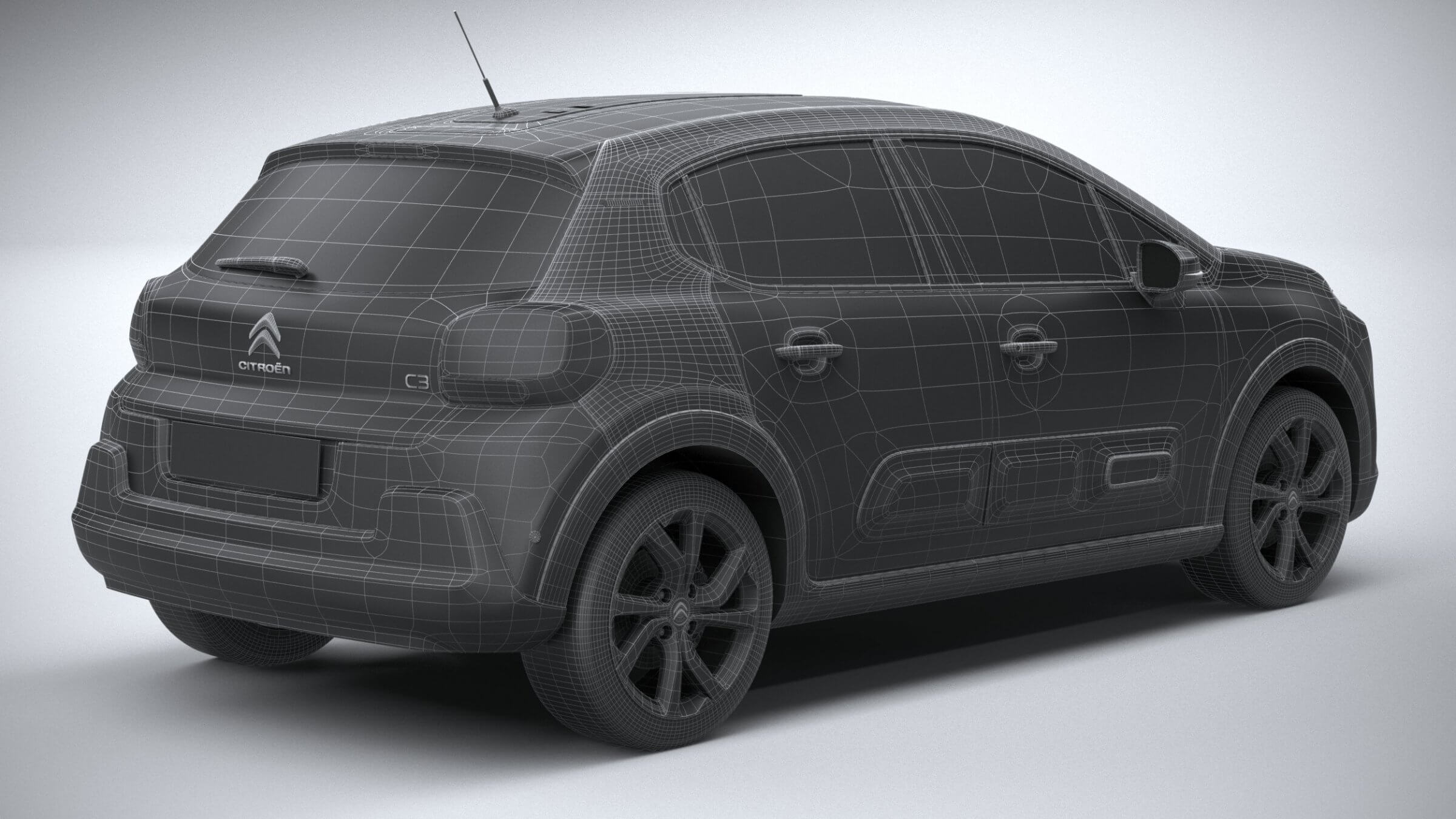 Citroen C3 2020 - 3D Model by SQUIR