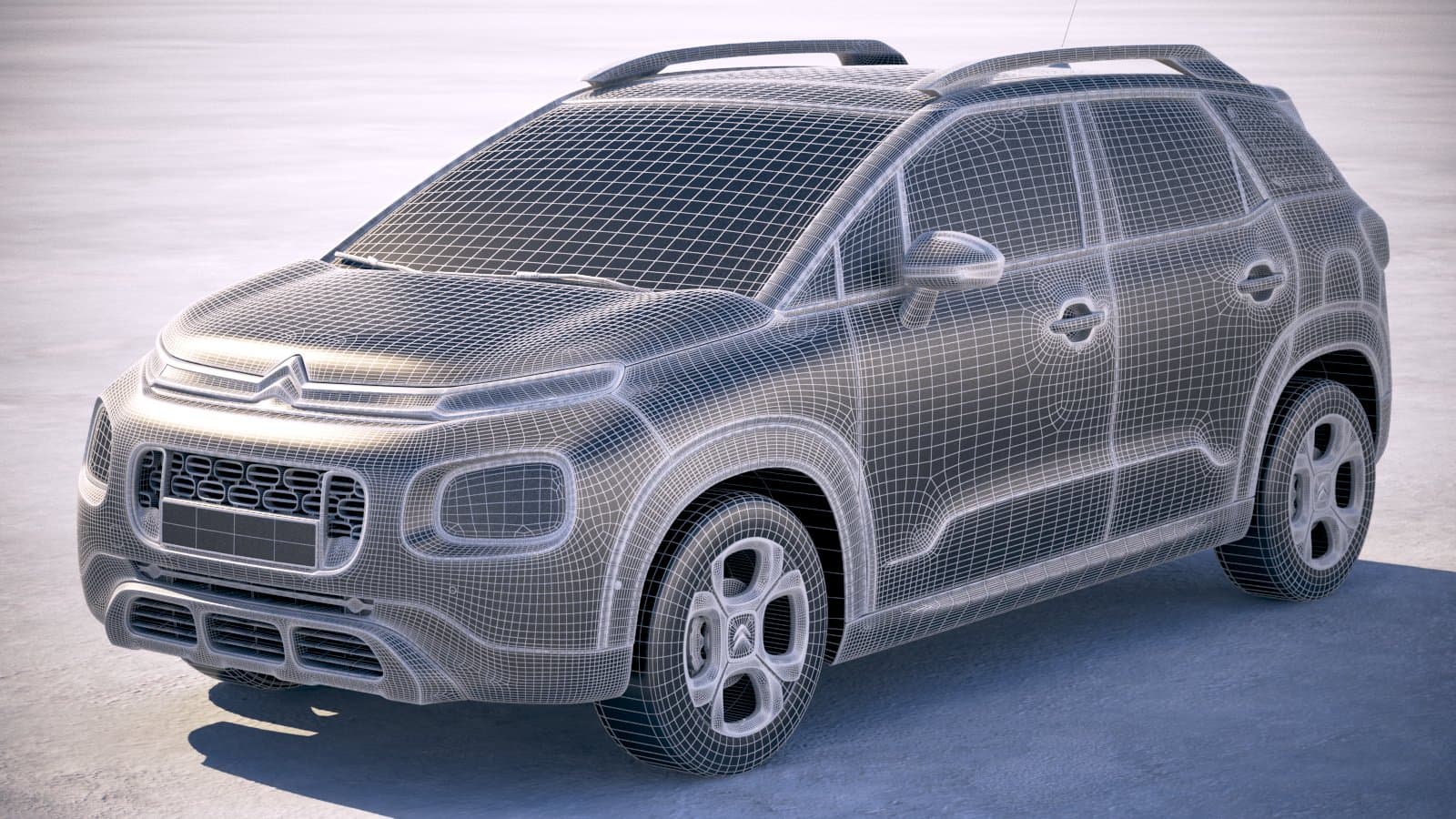 Citroen C3 Aircross 2018 - 3D Model by SQUIR