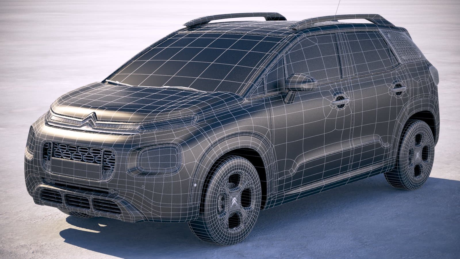 Citroen C3 Aircross 2018 - 3D Model by SQUIR