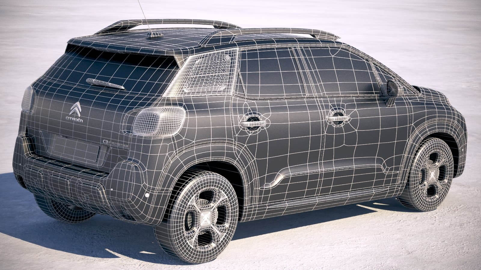 Citroen C3 Aircross 2018 - 3D Model by SQUIR