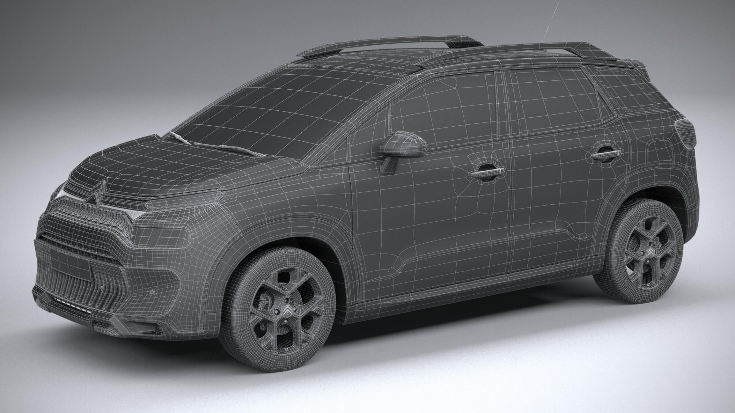 Citroen C3 Aircross 2022 - 3D Model by SQUIR