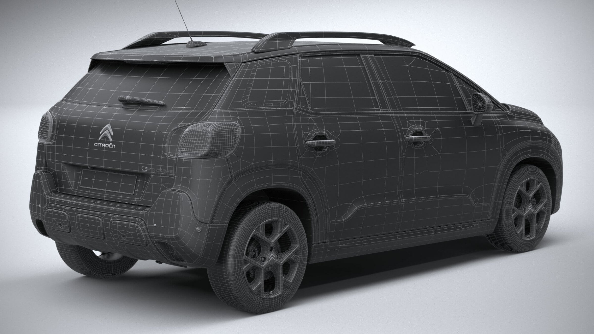 Citroen C3 Aircross 2022 - 3D Model by SQUIR