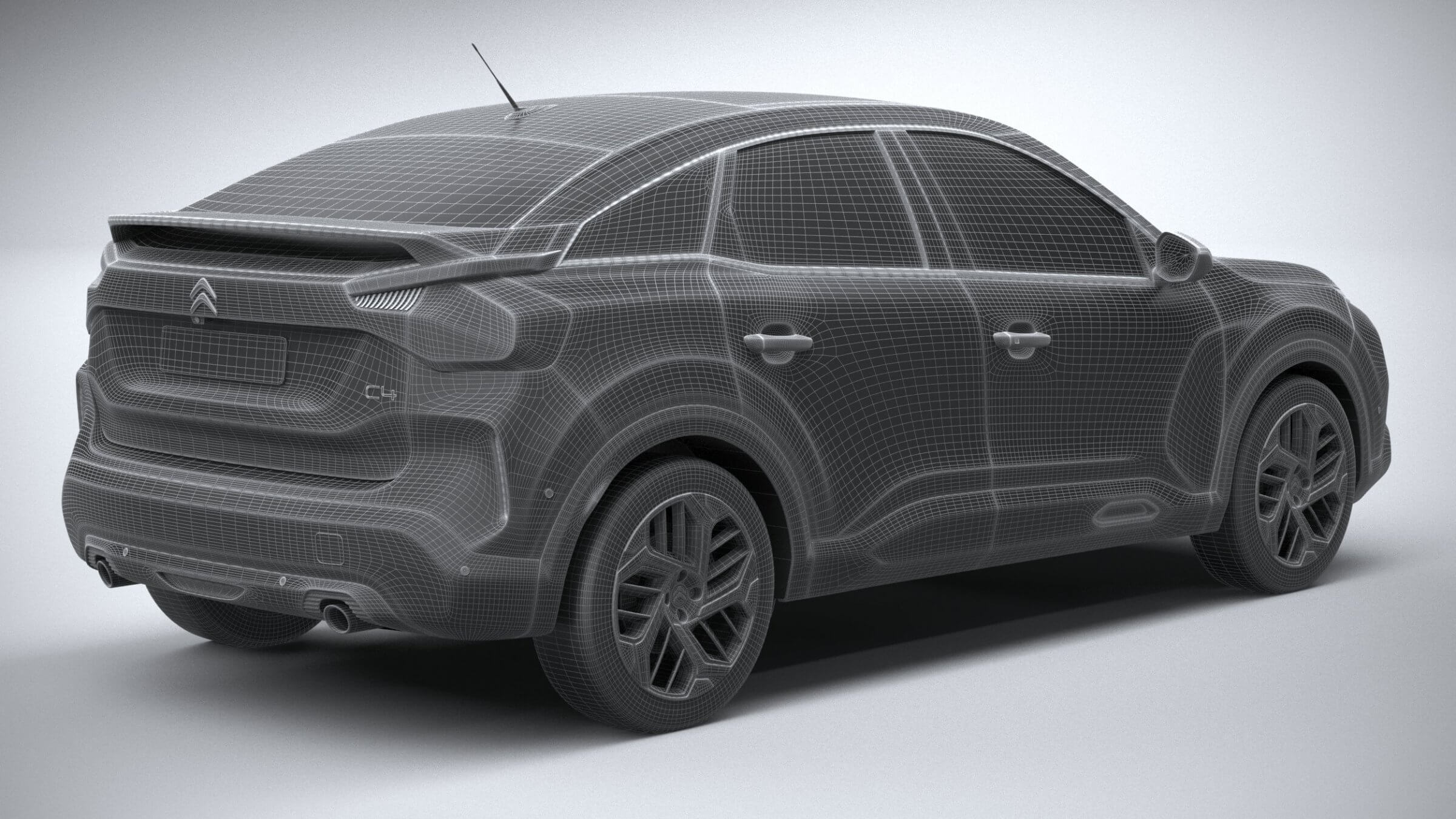 Citroen C4 2021 - 3D Model by SQUIR