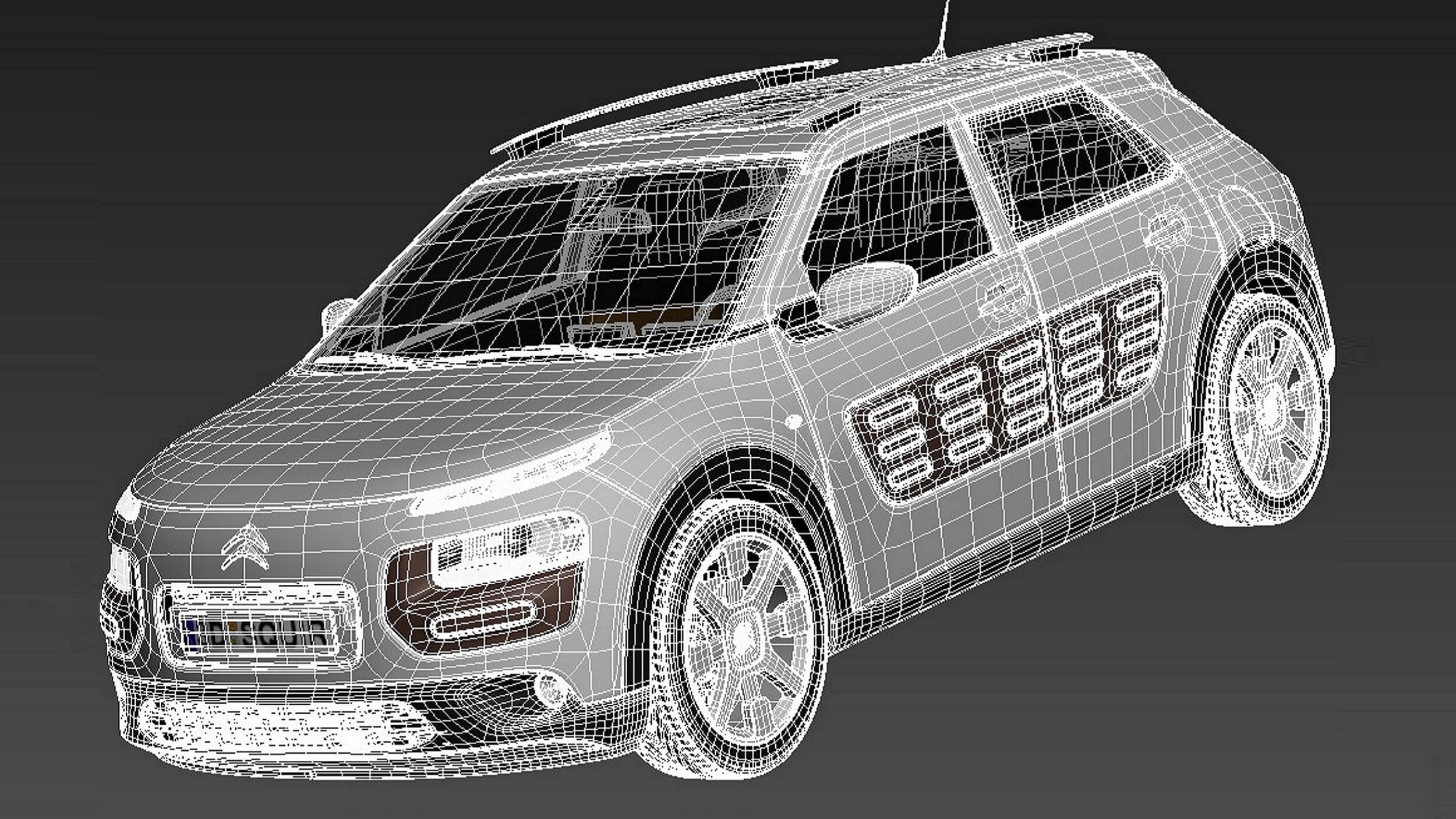 Citroen C4 Cactus 2015 - 3D Model by SQUIR