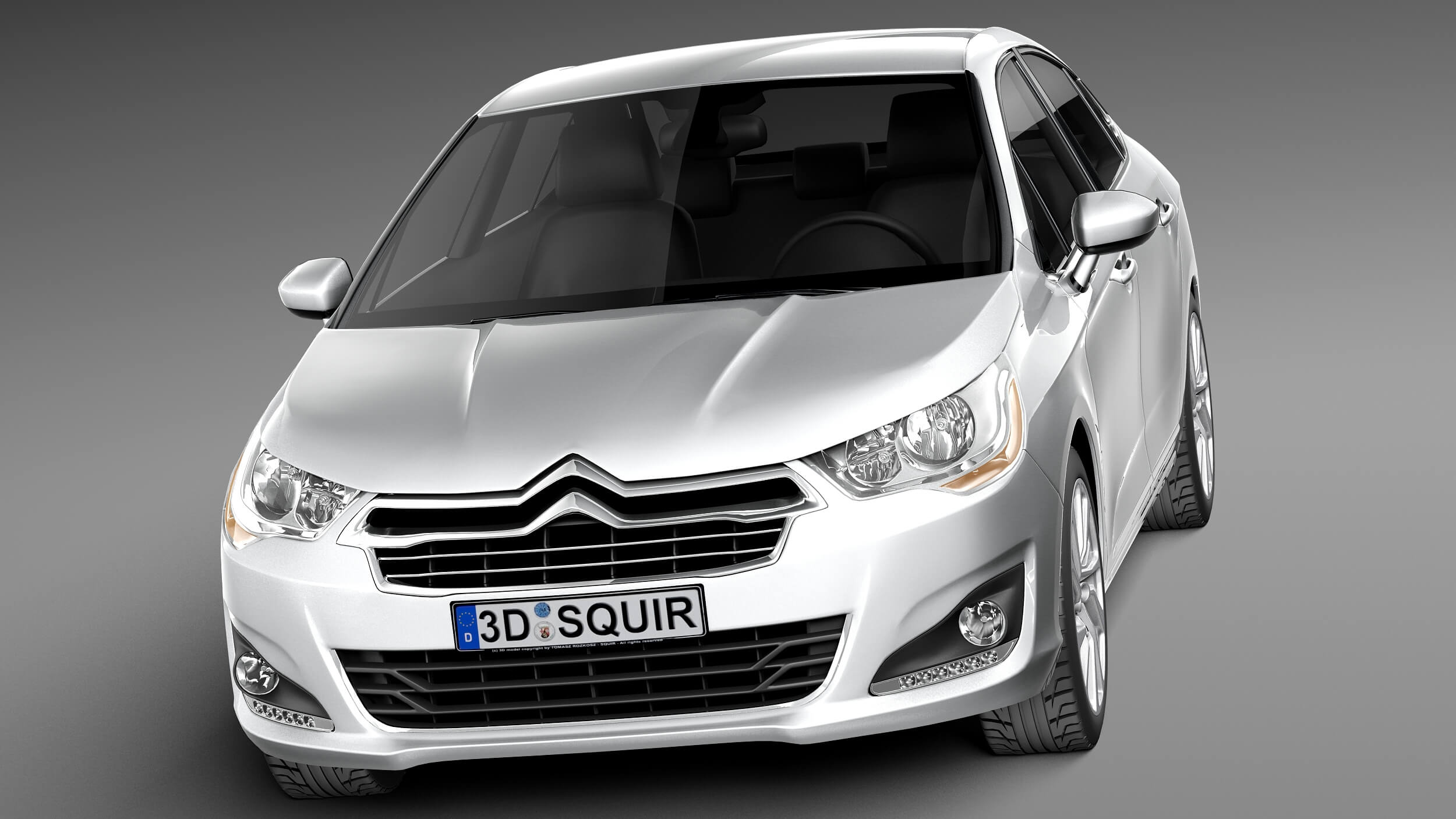 Citroen C4 L 2013 - 3D Model by SQUIR