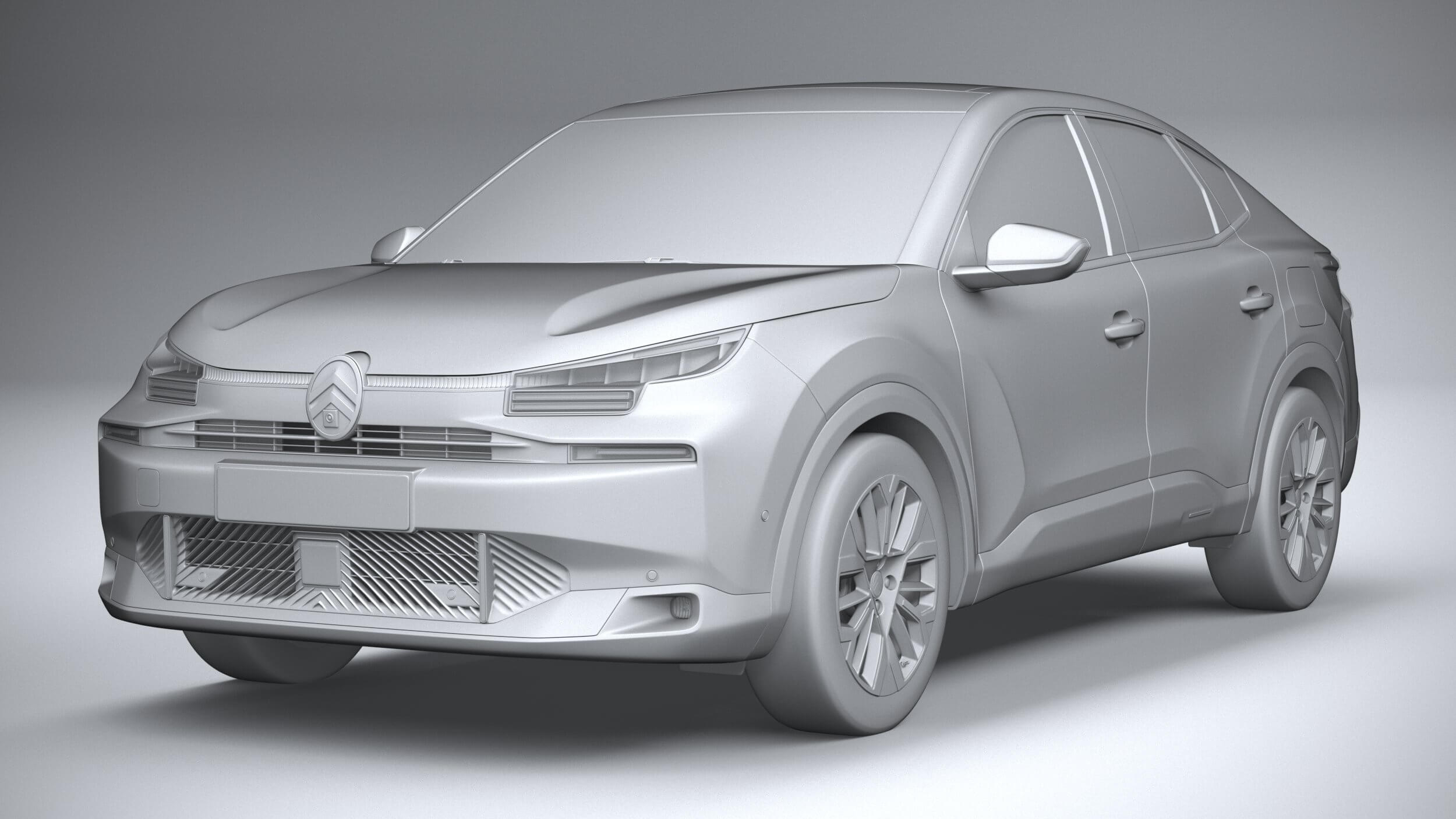 Citroen C4X 2025 - 3D Model by SQUIR