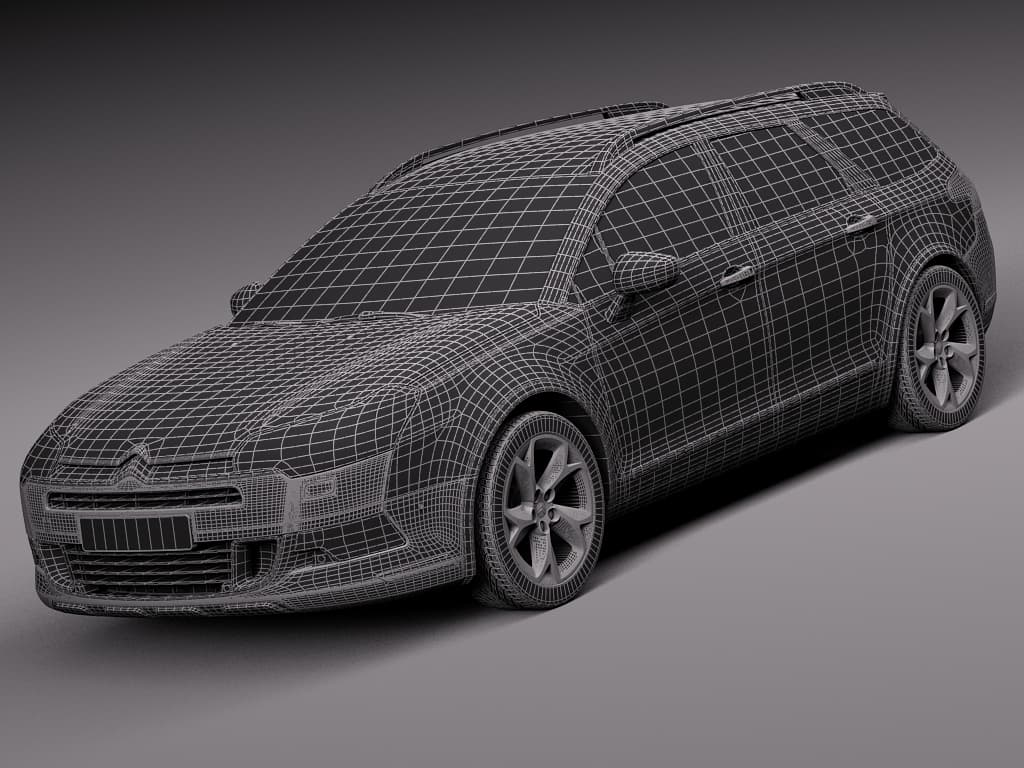 Citroen C5 CrossTourer 2014 - 3D Model by SQUIR