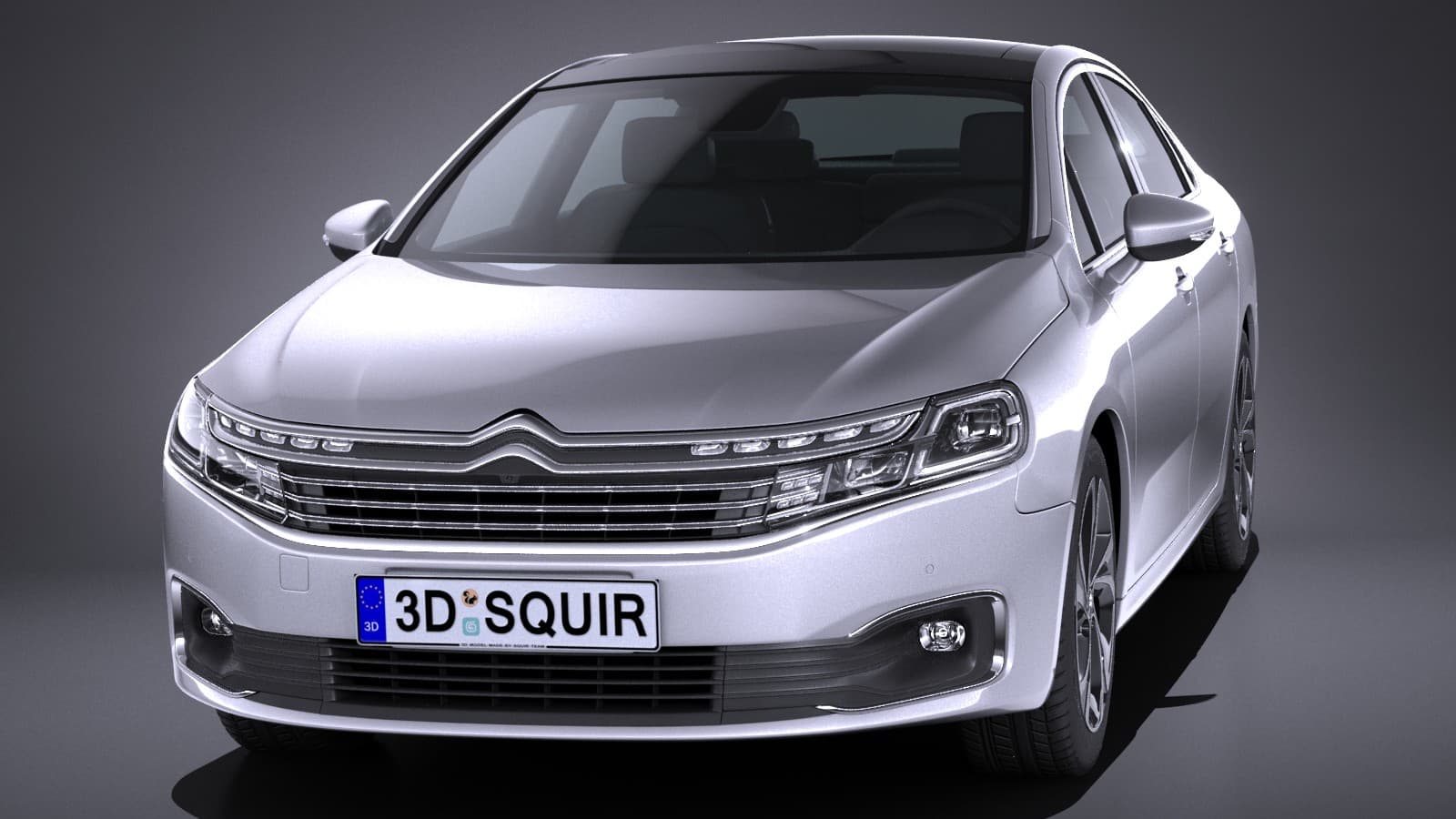 Citroen C6 2017 - 3D Model by SQUIR