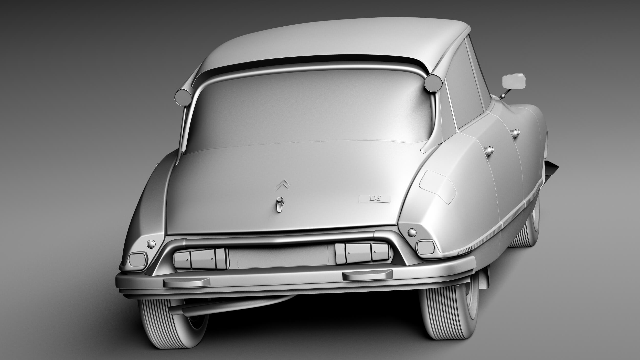 Citroen DS 1967-1975 3D Model by SQUIR