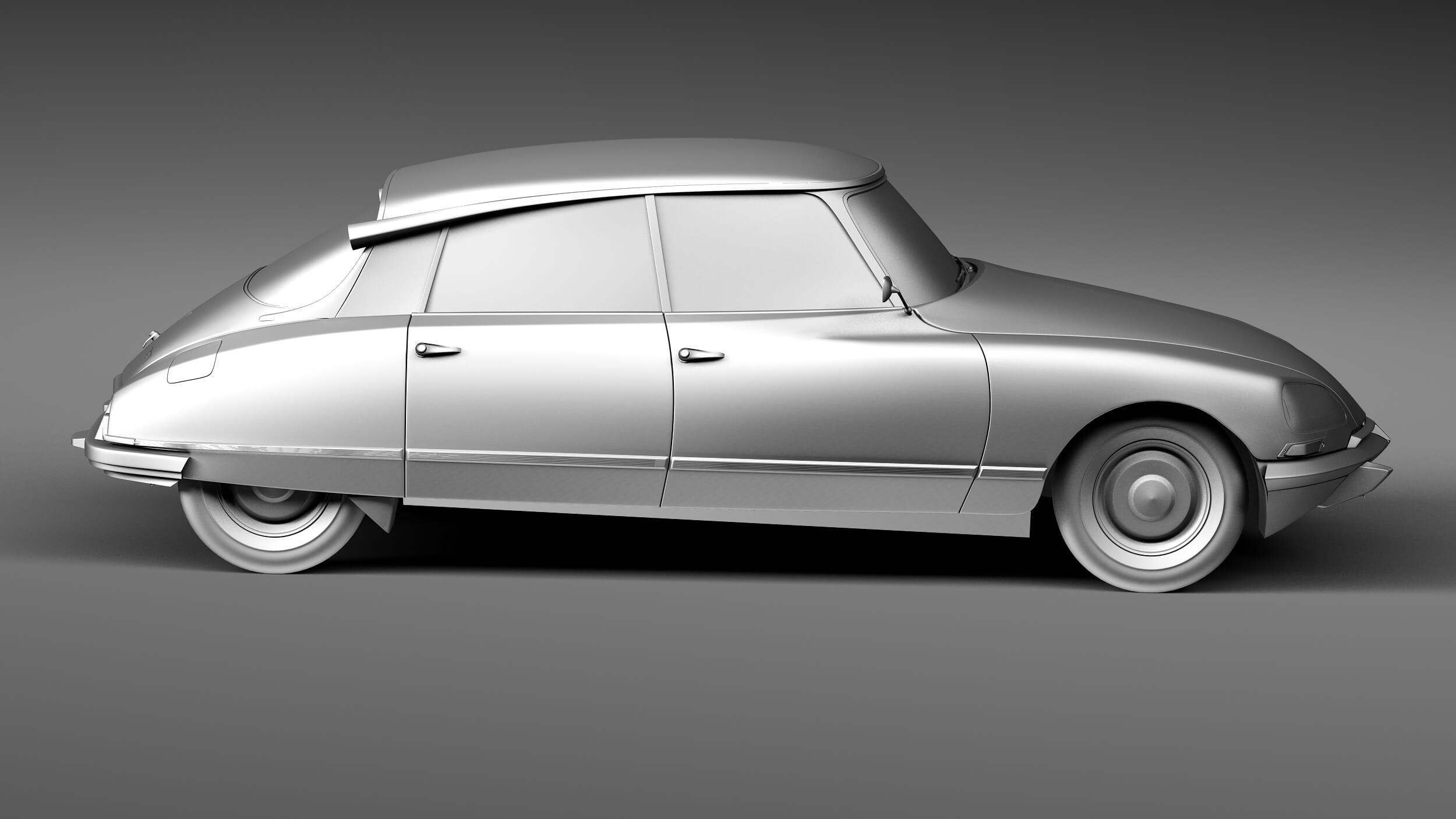 Citroen DS 1967-1975 3D Model by SQUIR