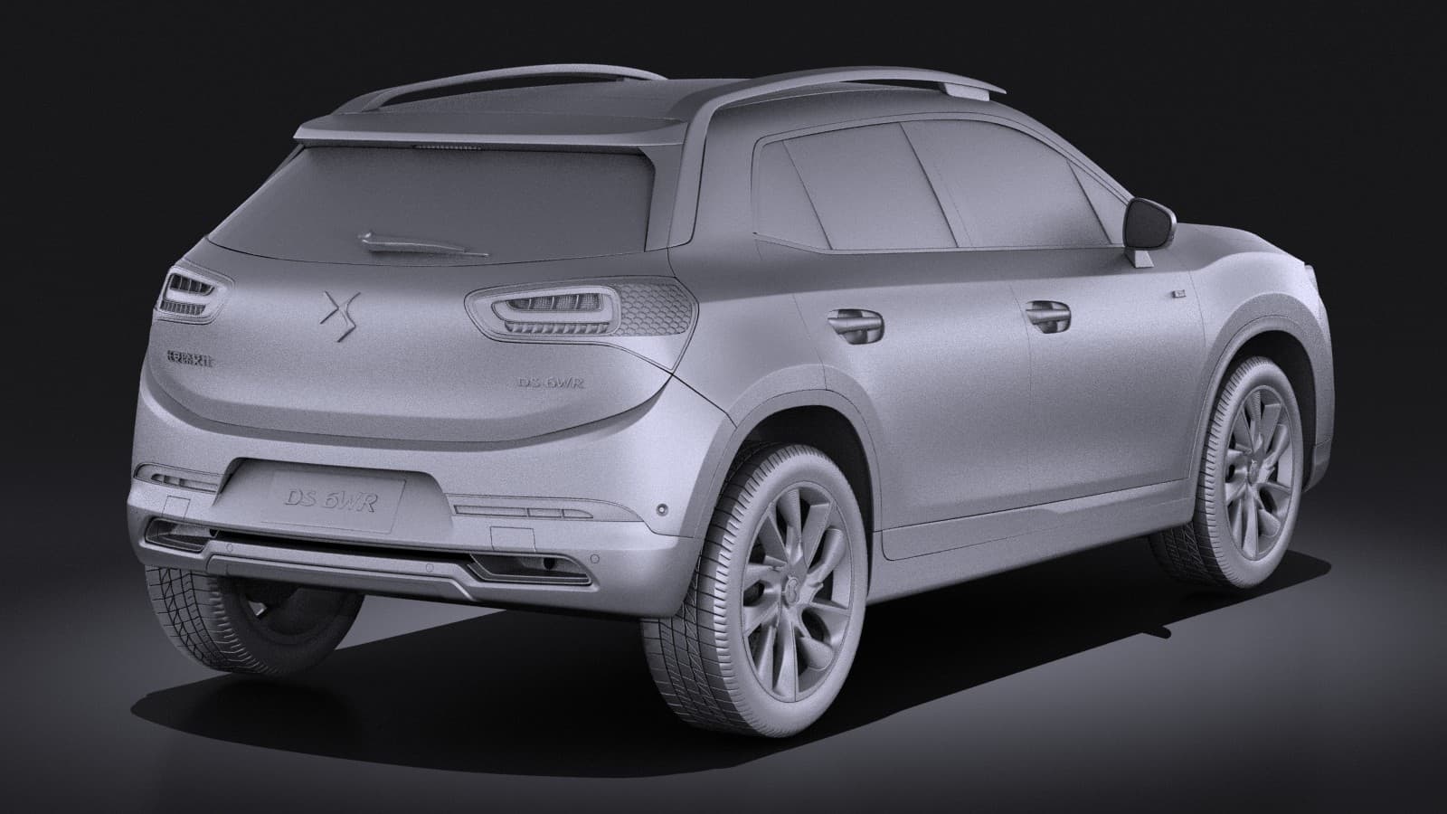 Citroen DS 6WR 2015 (V-Ray) 3D Model by SQUIR