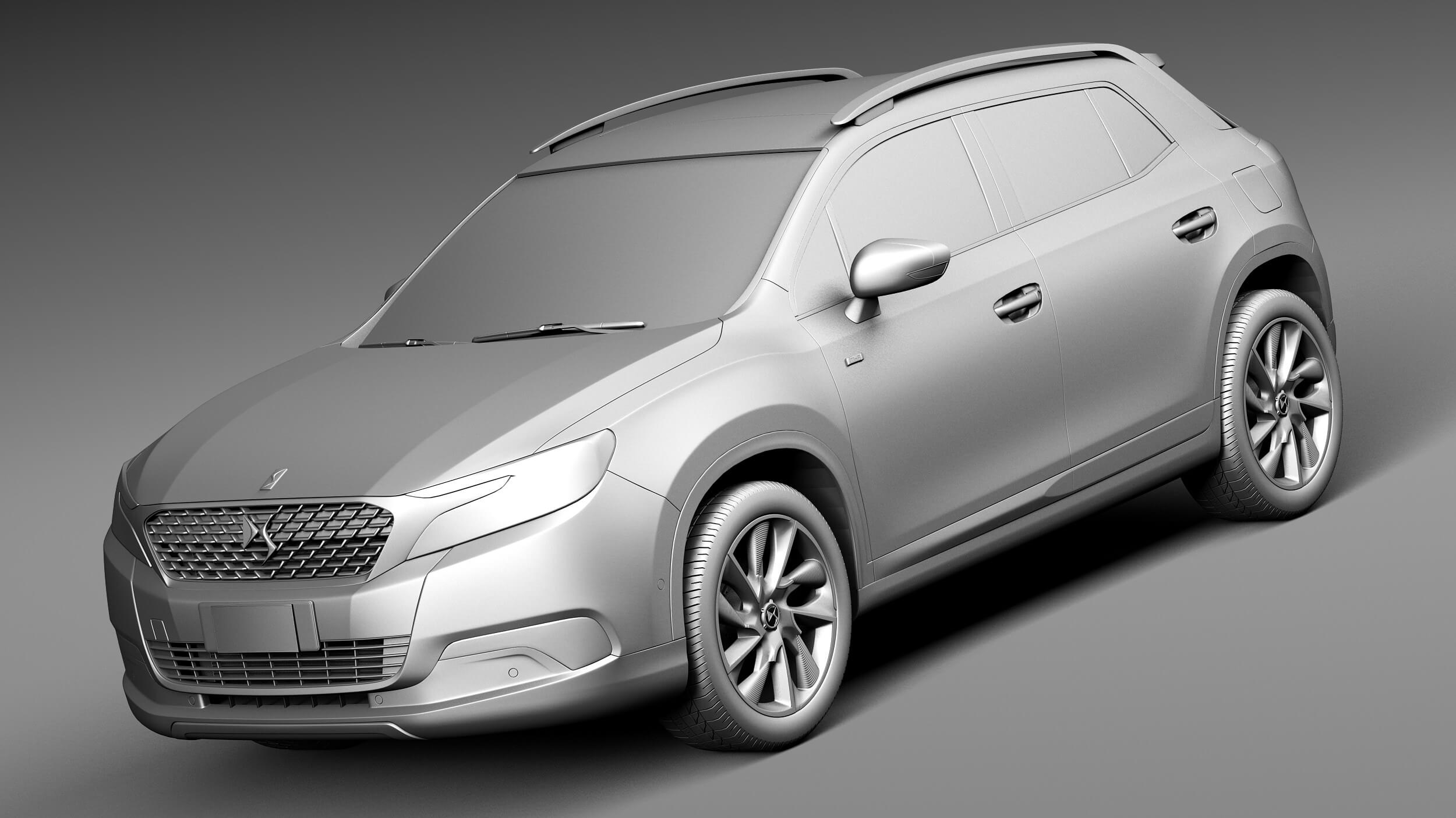 Citroen DS 6WR 2015 - 3D Model by SQUIR