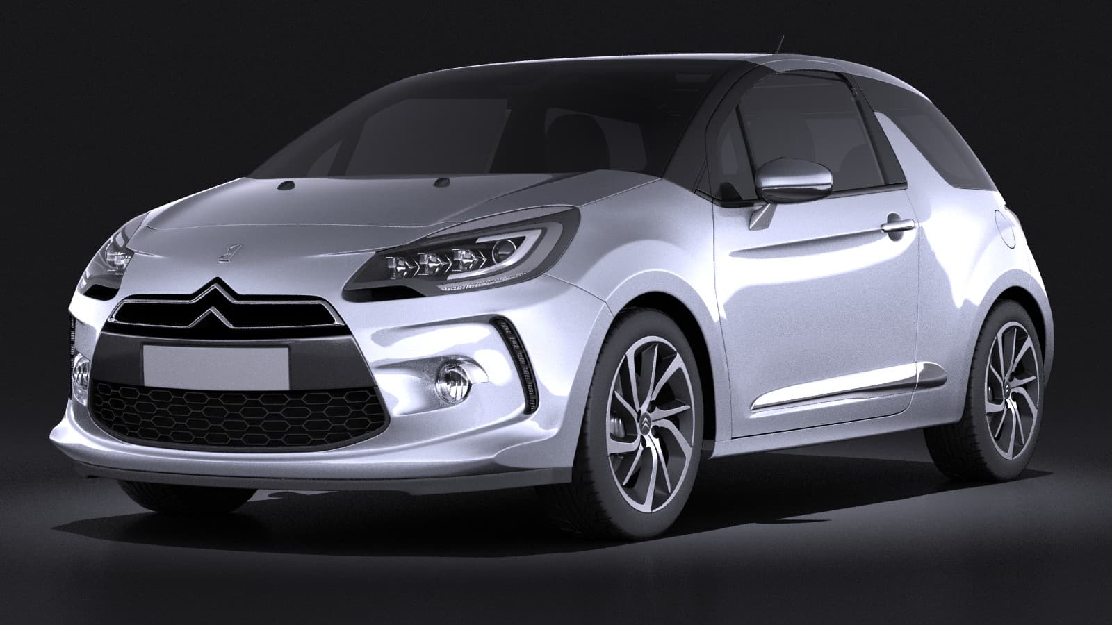 Citroen DS3 2015 (V-Ray) 3D Model by SQUIR
