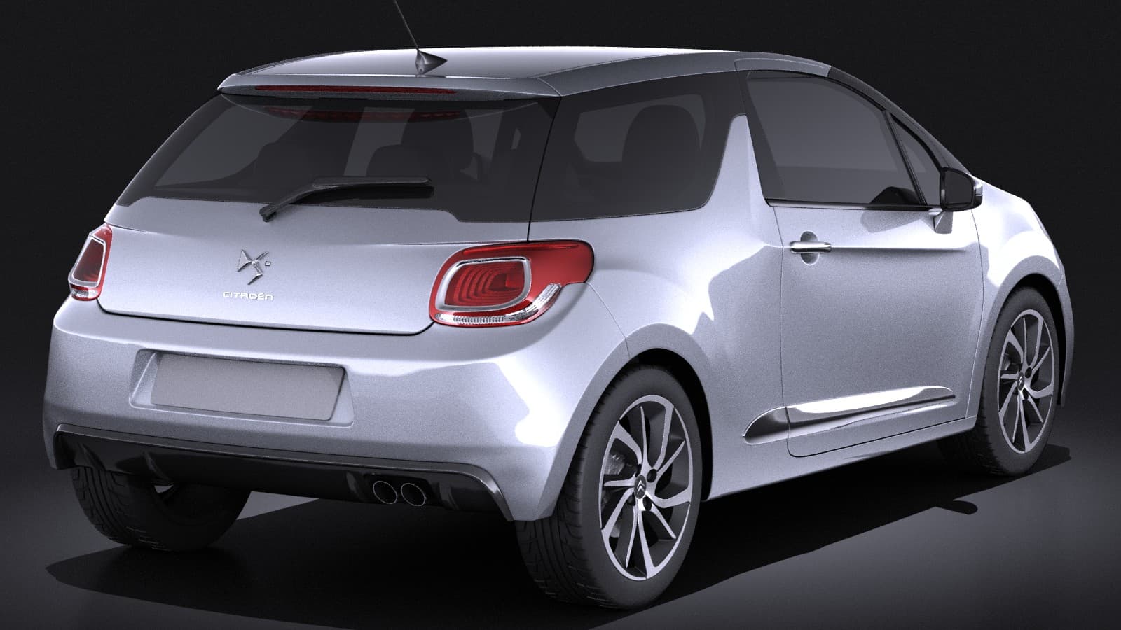 Citroen DS3 2015 (V-Ray) 3D Model by SQUIR
