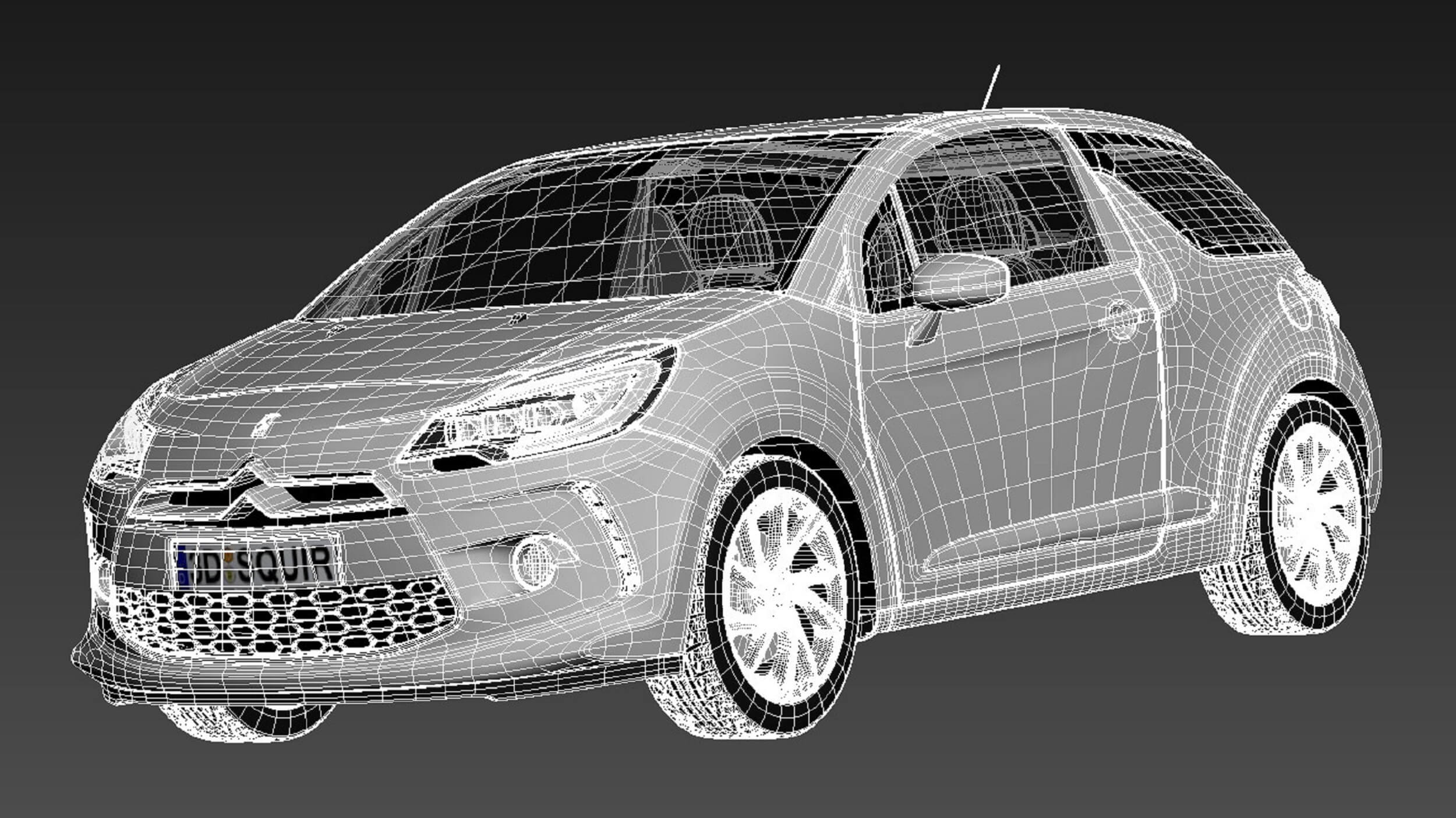 Citroen DS3 2015 - 3D Model by SQUIR