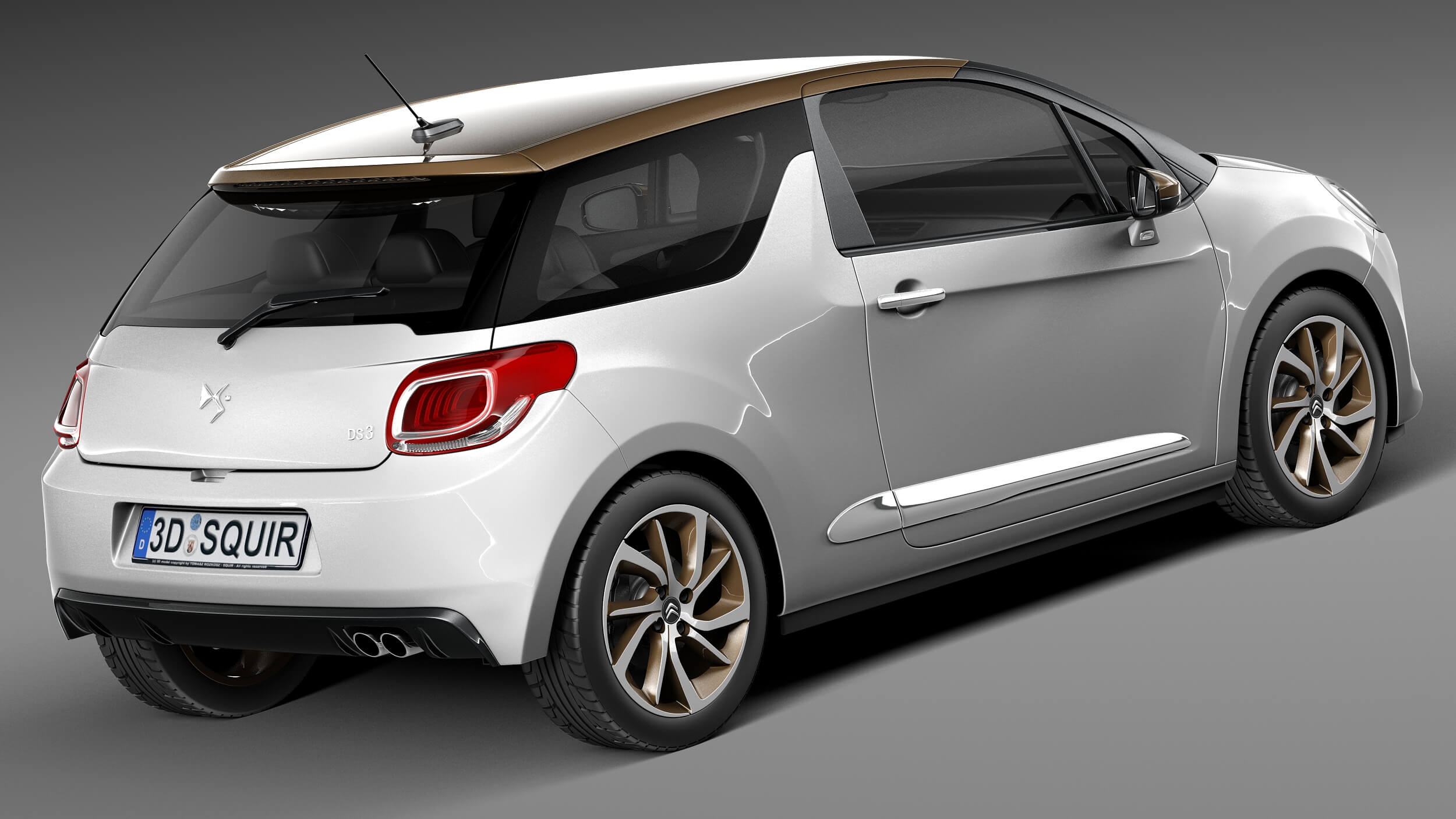 Citroen DS3 2016 - 3D Model by SQUIR