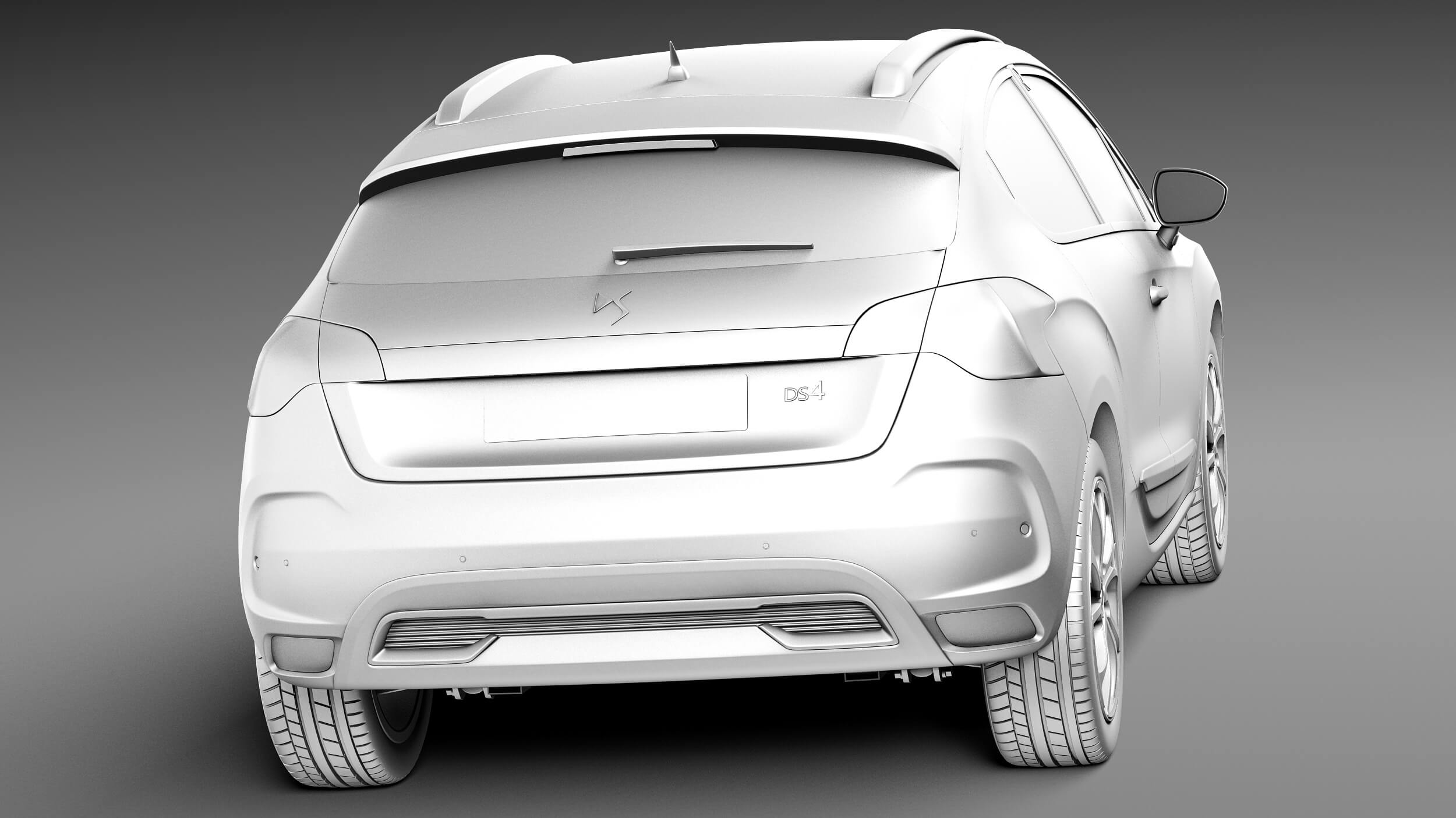 Citroen DS4 2016 - 3D Model by SQUIR