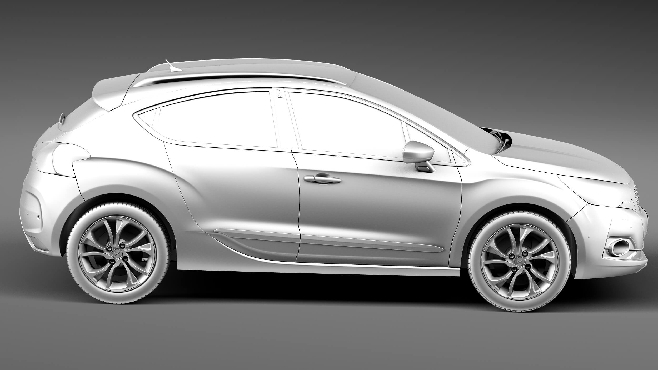 Citroen DS4 2016 - 3D Model by SQUIR