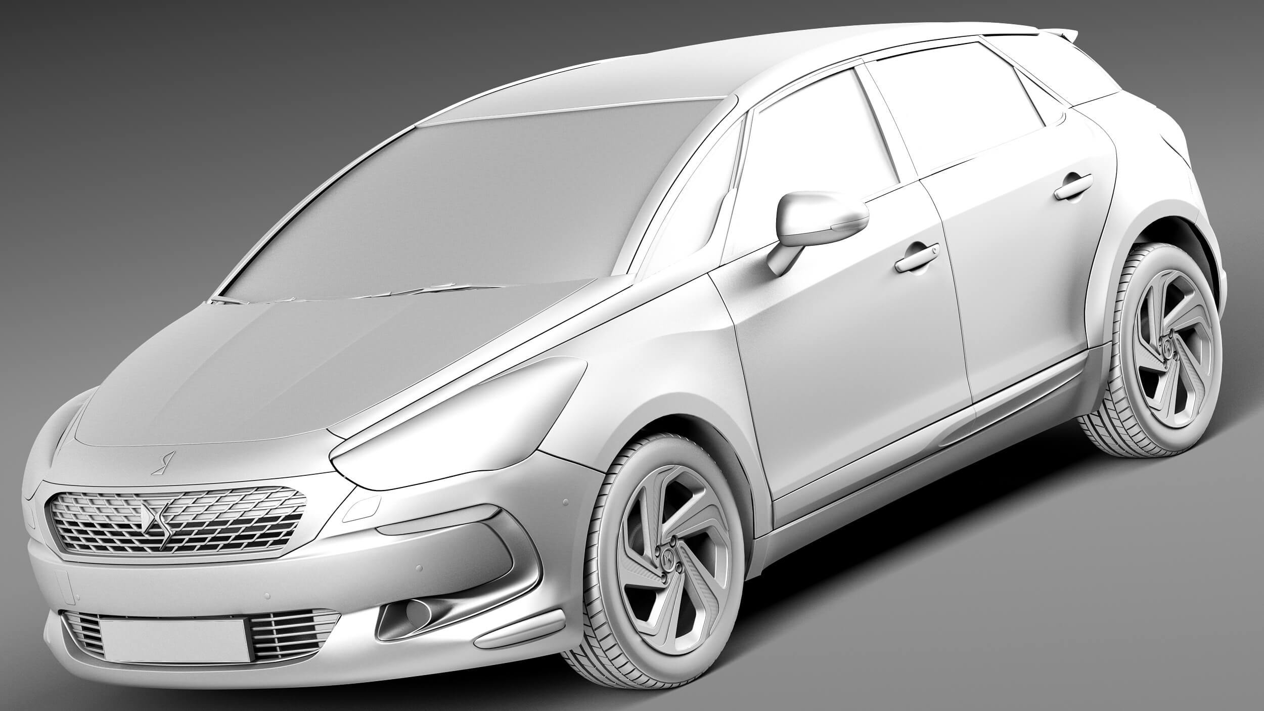Citroen DS5 2016 - 3D Model by SQUIR