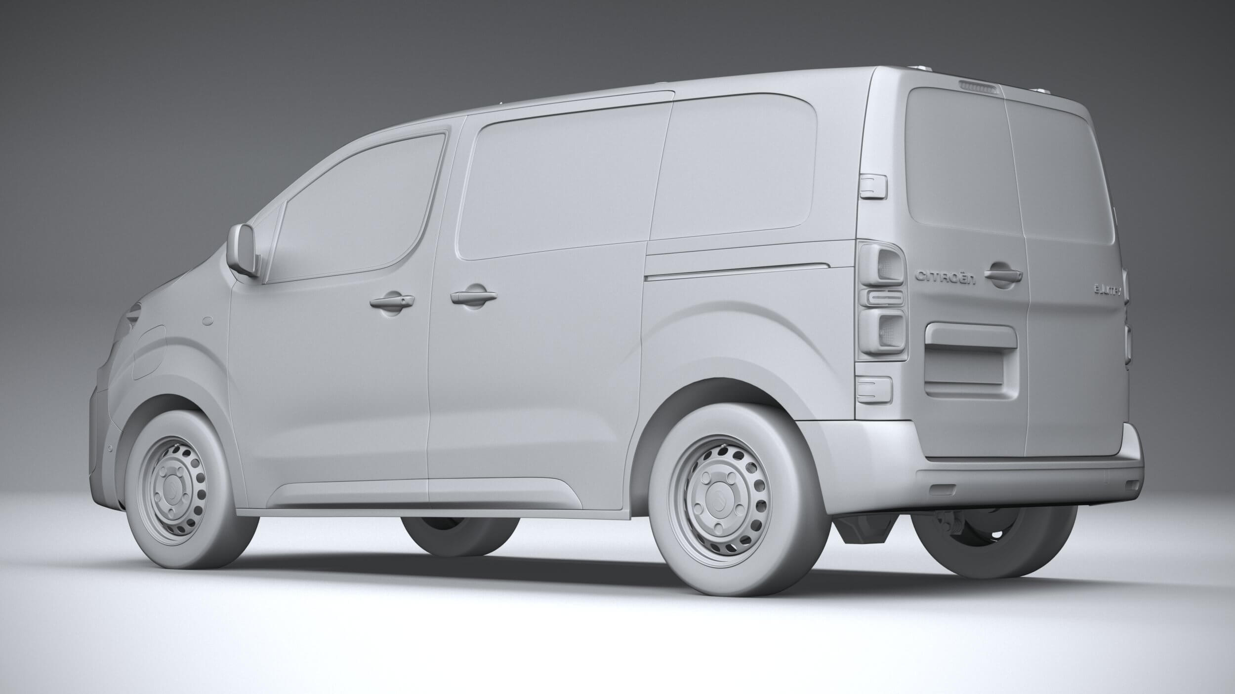 Citroen E-Jumpy L1 2024 3D Model by SQUIR