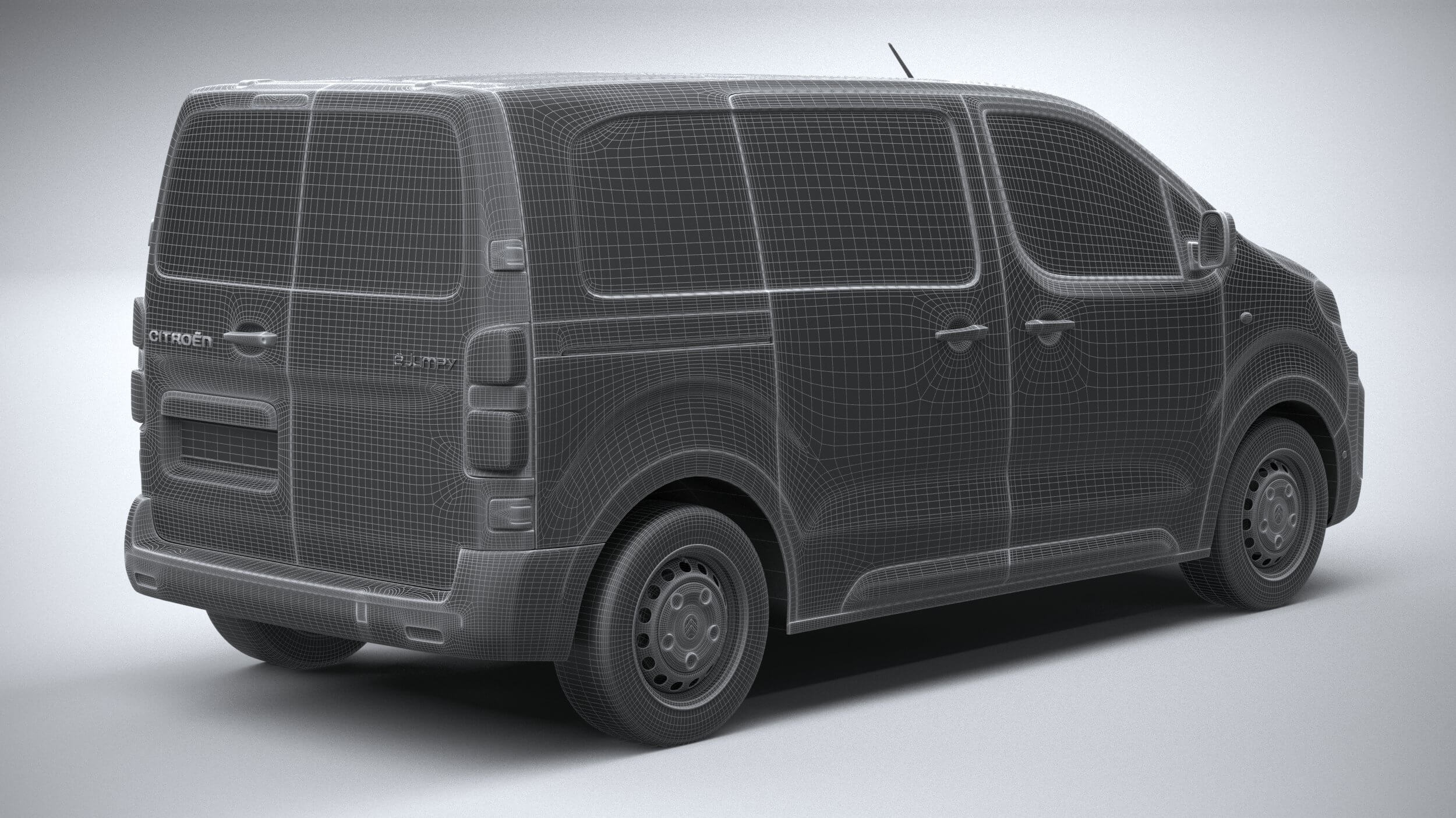 Citroen E-Jumpy L1 2024 3D Model by SQUIR