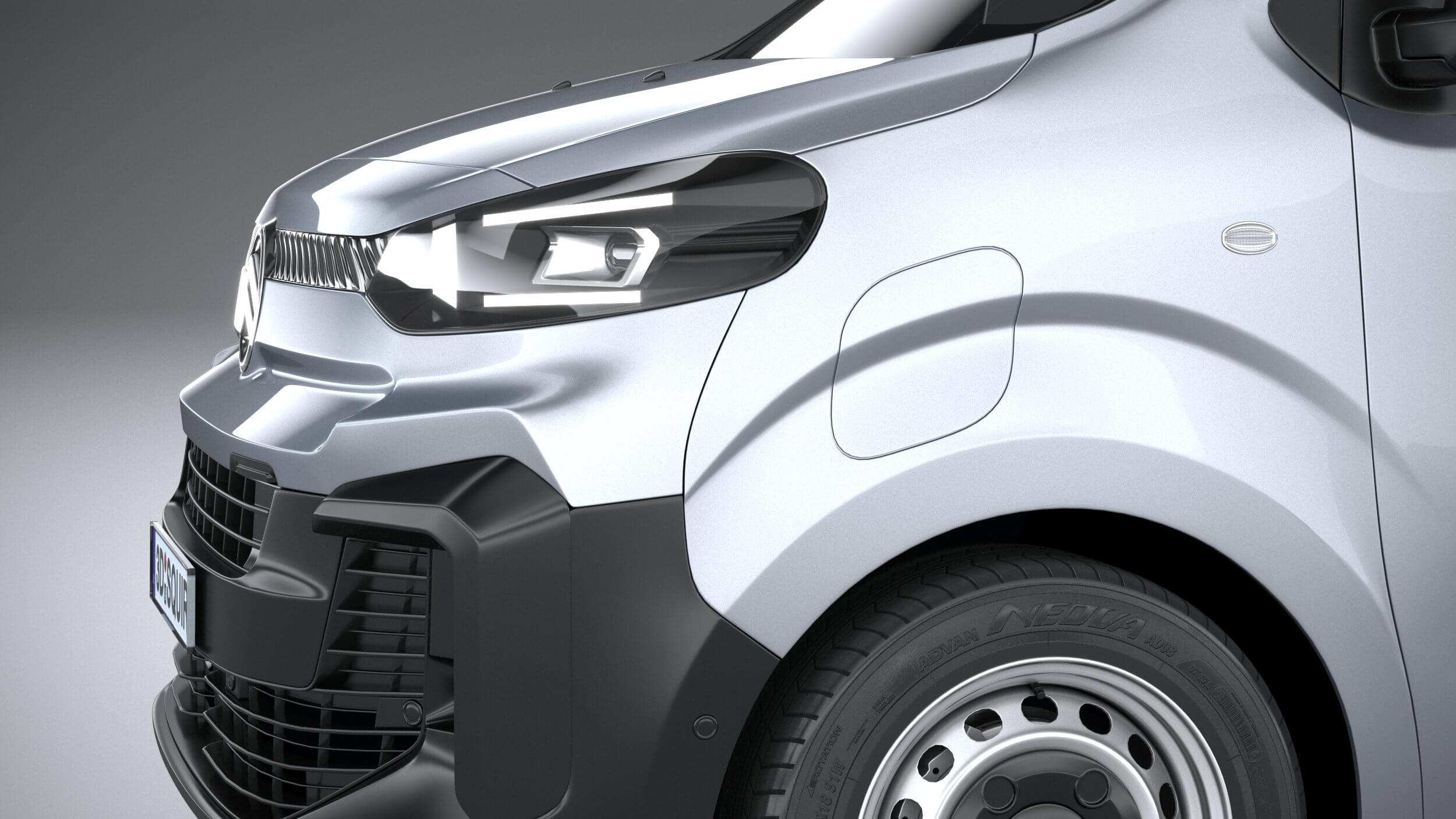 Citroen E-Jumpy L2 2024 3D Model by SQUIR