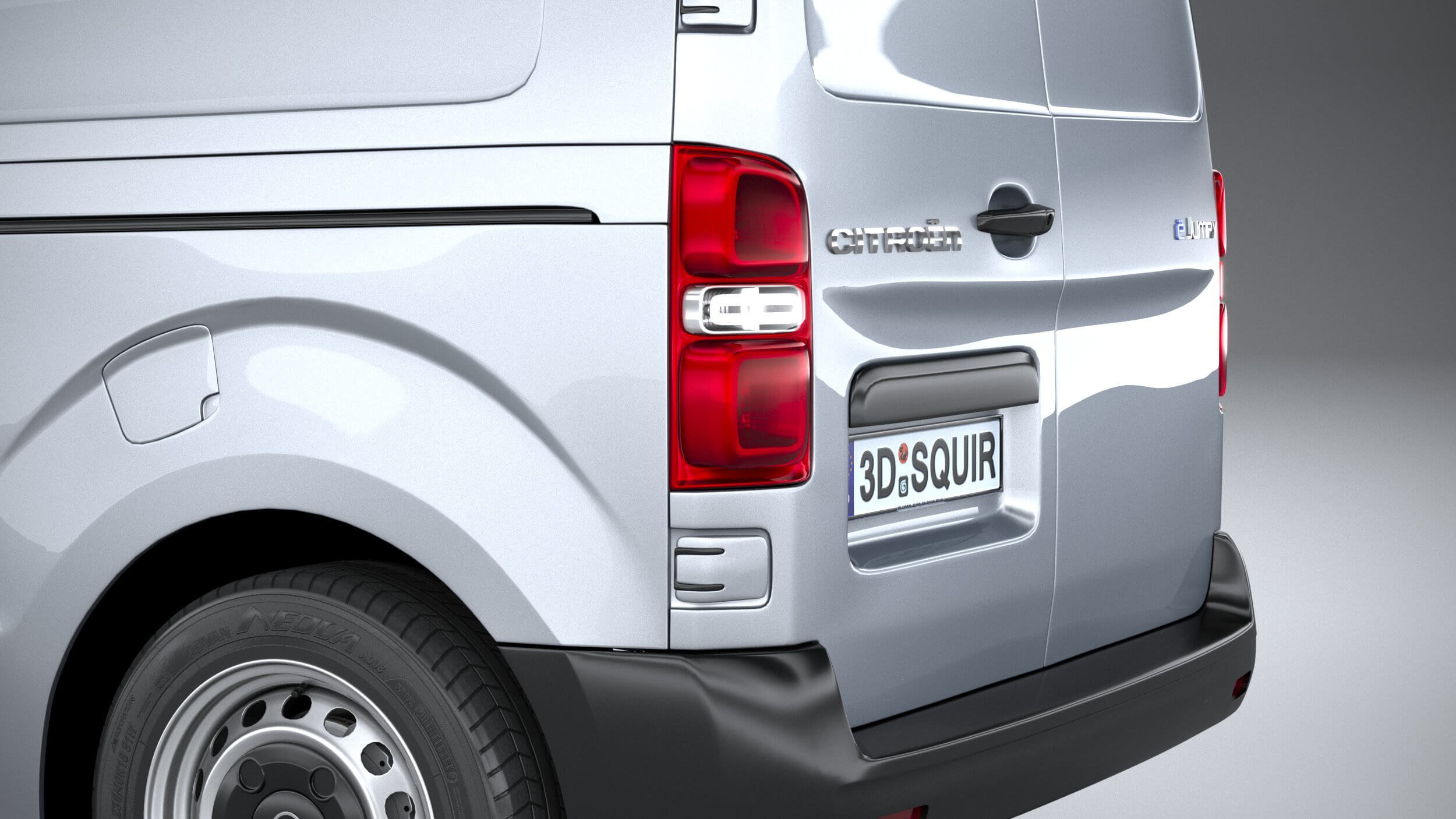 Citroen E-Jumpy L2 2024 3D Model by SQUIR